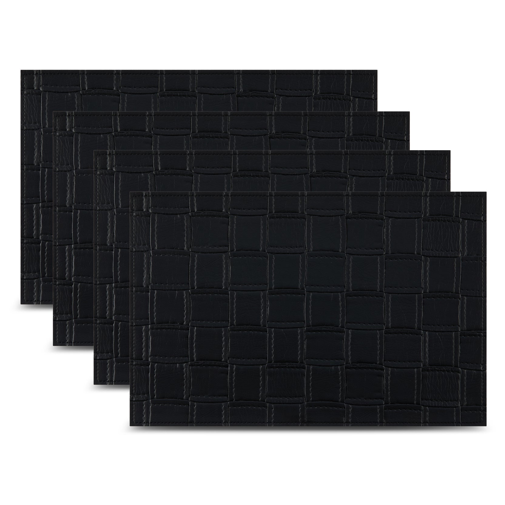 Ala Carte by Dainty Home Bostonian Quilted Textured Faux Leather ...