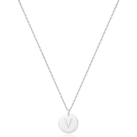 Dainty Initial Necklace,18K Gold Plated Tiny Letter Necklace for Women ...