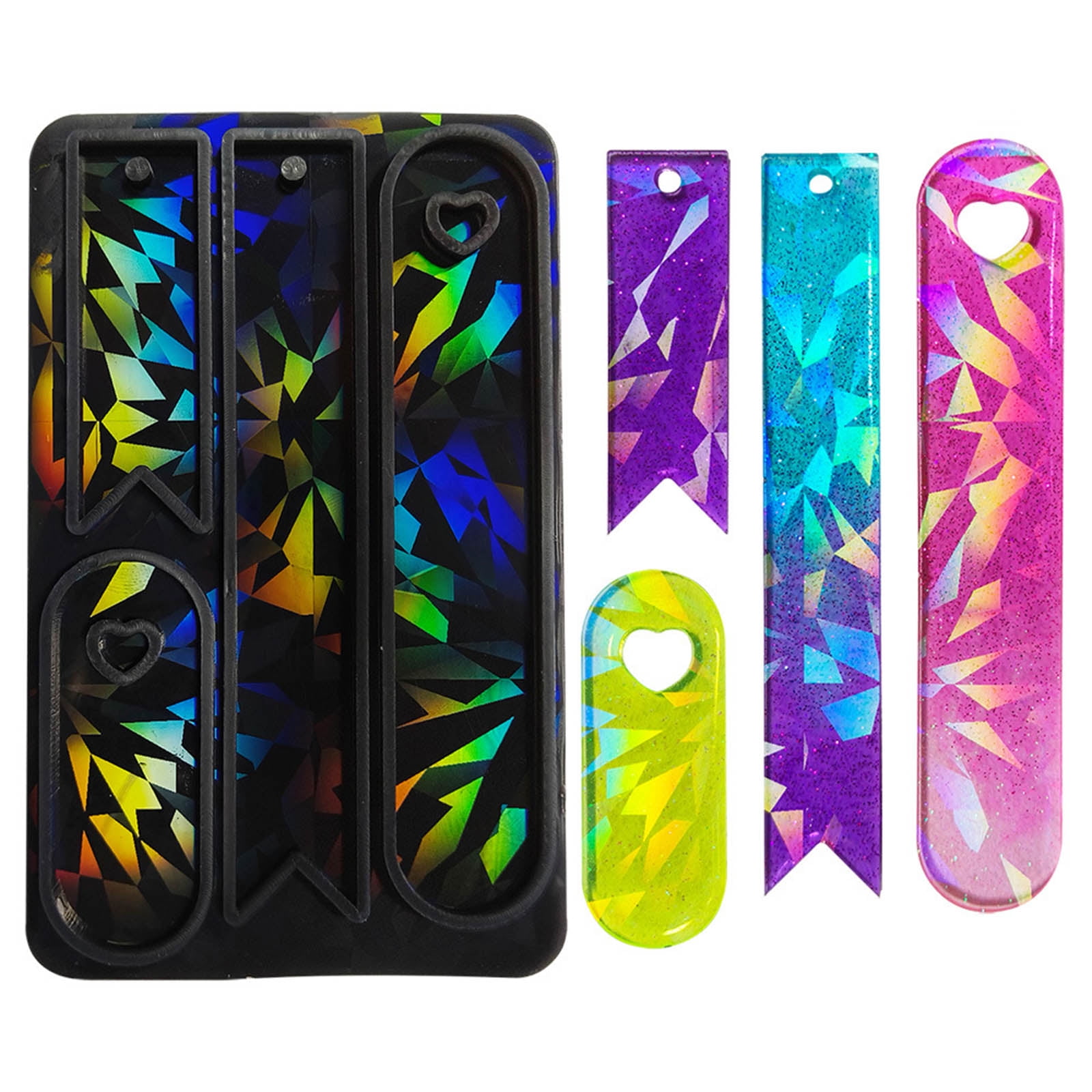 Dainty Ribbon Mold for Handmade Crafts Bookmarks Shaped Pendant Casting ...