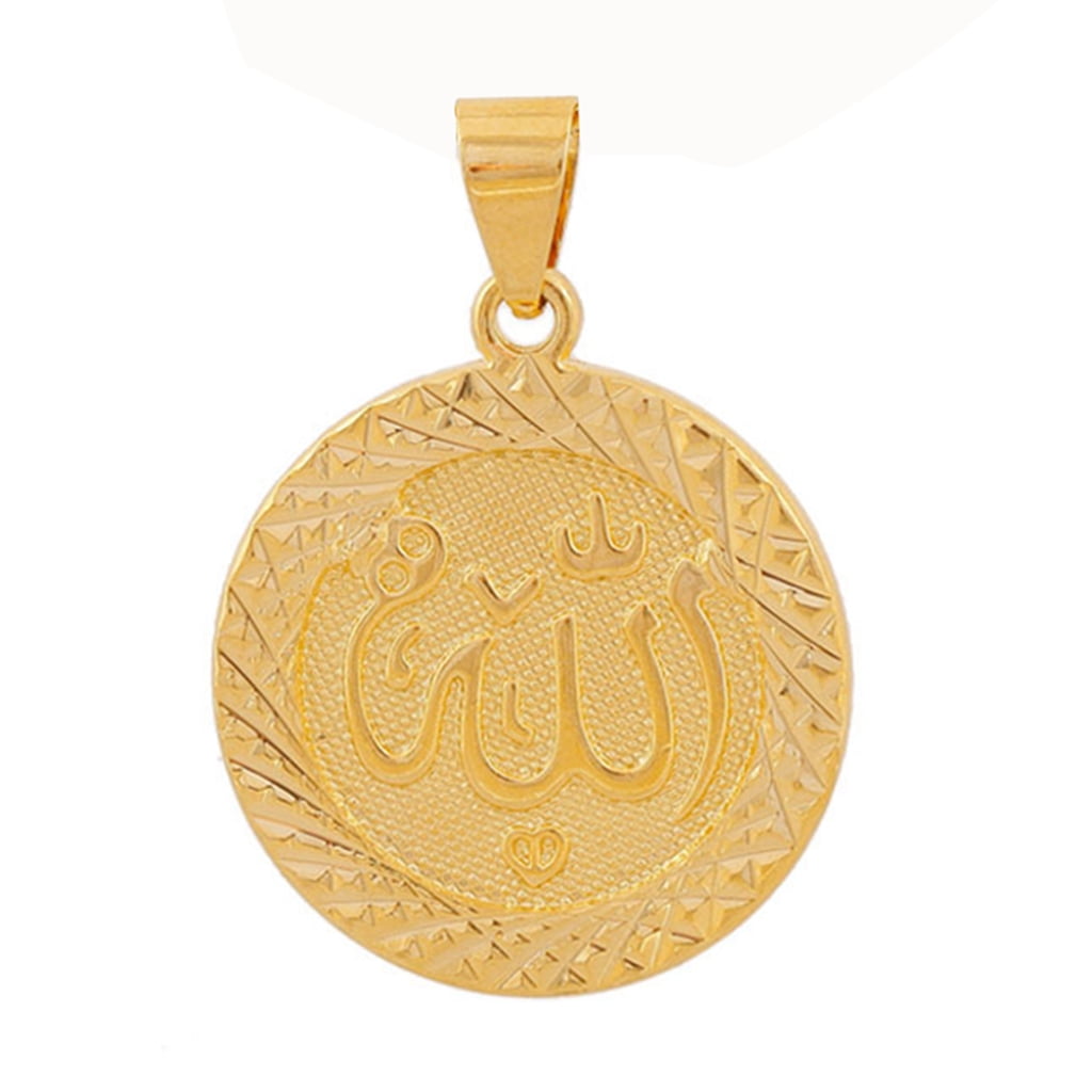 Dainty Round Allah Shape Couple Choker Necklace Middle East Arab ...