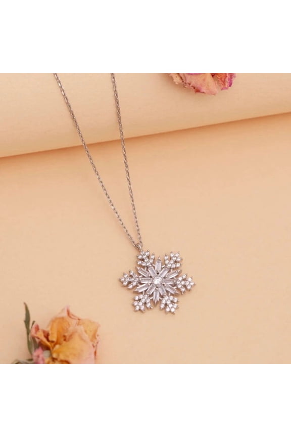 Snowflake Necklace Pendant