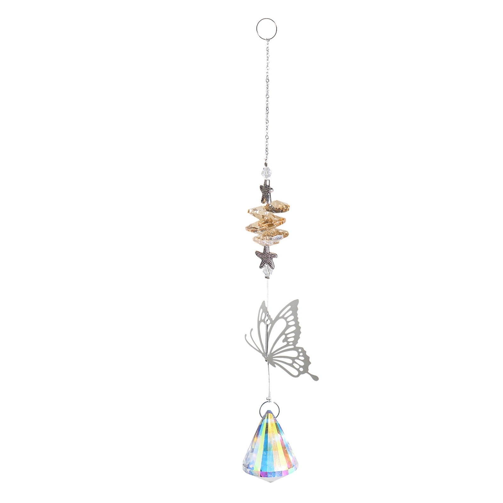 Dainzusyful Accessories Home Decor Butterfly Crystals Suncatcher ...