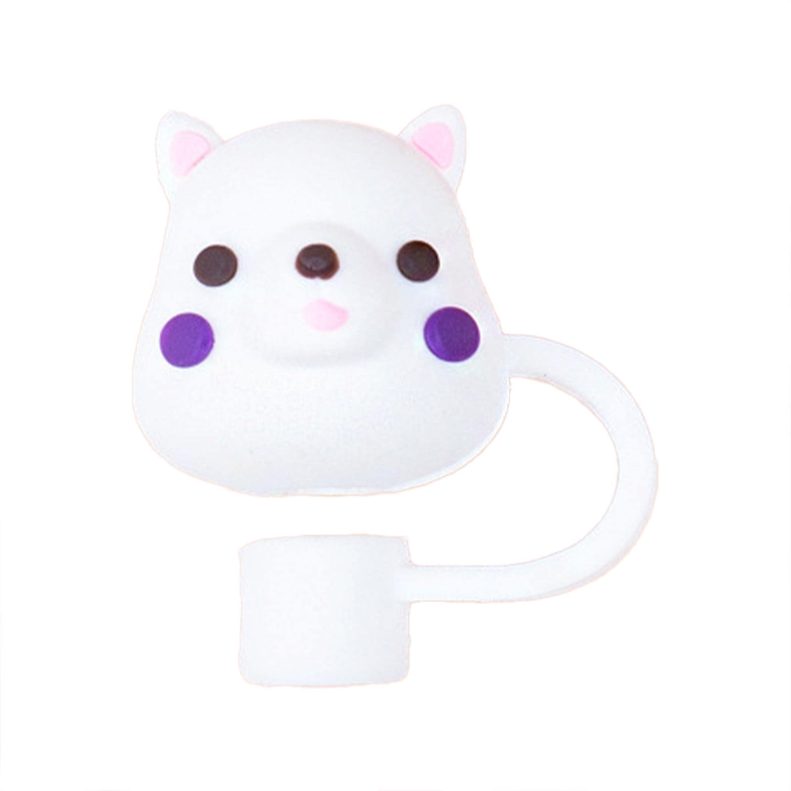 Dainzusyful Accessories Home Decor Reusable Straw Tips Dust Toppers ...