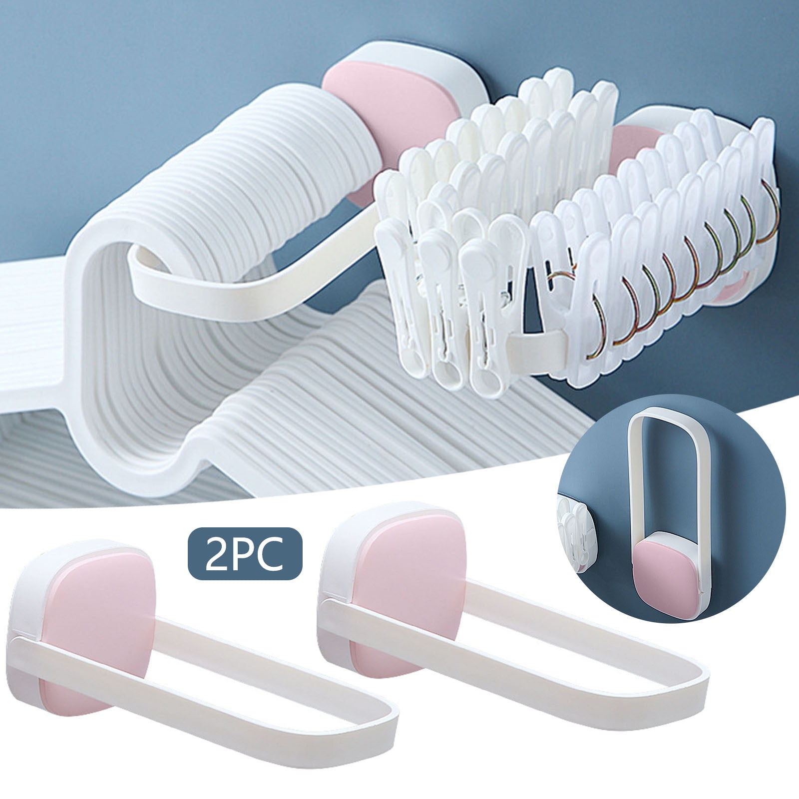 Dainzusyful Closet Organizers And Storage Hangers Home Foldable Hanger ...