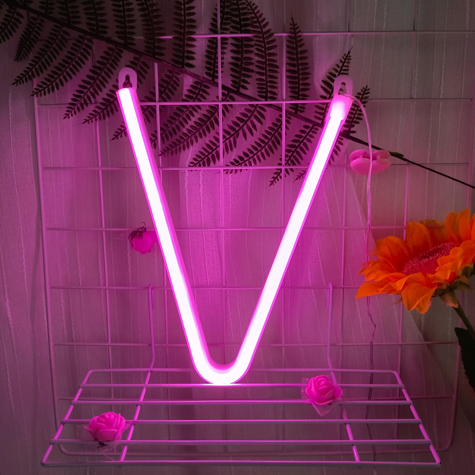 Dainzusyful Night Light,Valentines Day Decorations,LED Neon Lights ...