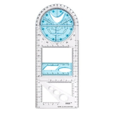 BE-TOOL 360 Degree Protractor Ruler Circle Measuring Tool for Drawing ...