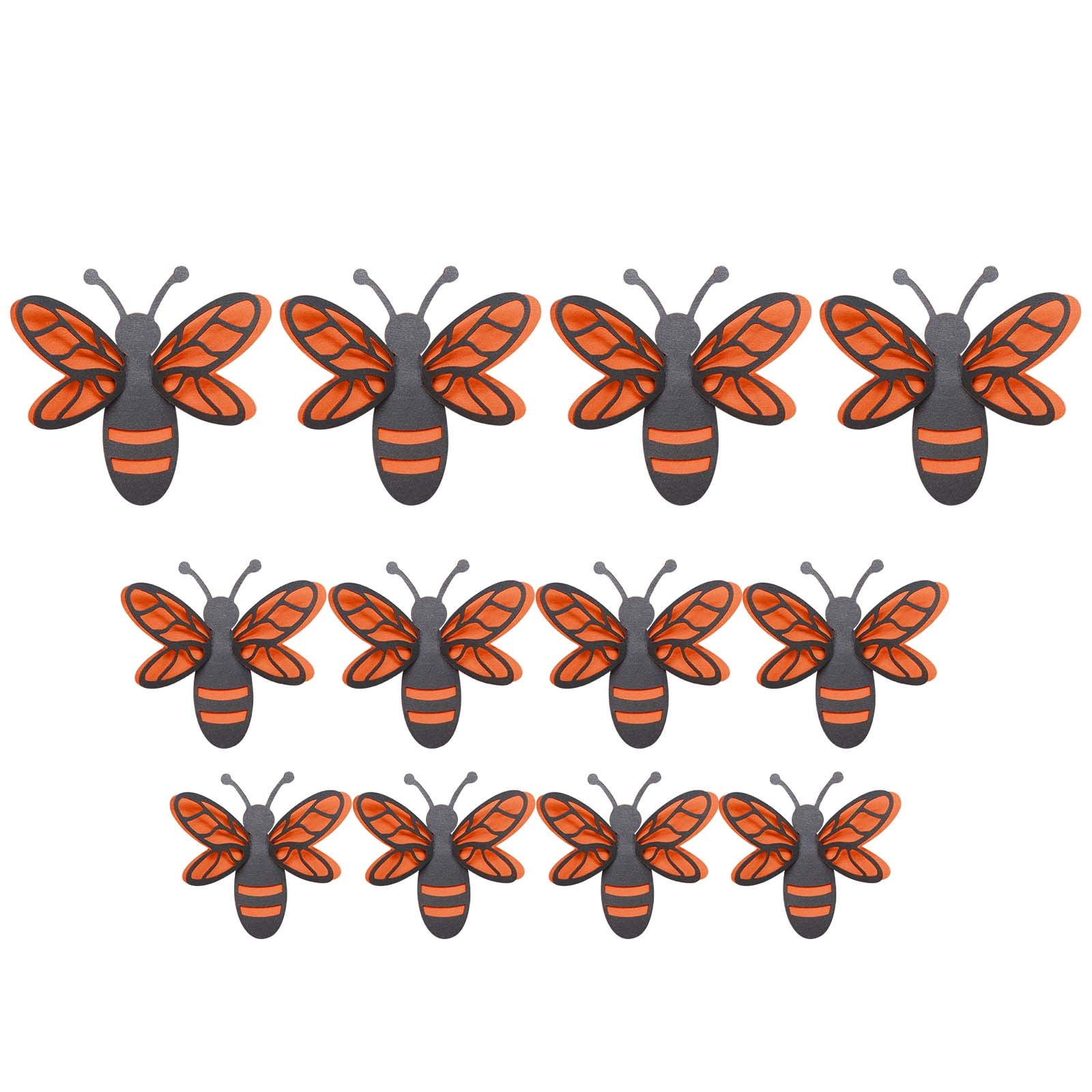 Dainzusyful Stickers Accessories Pearlescent Paper Double Bee Wedding ...