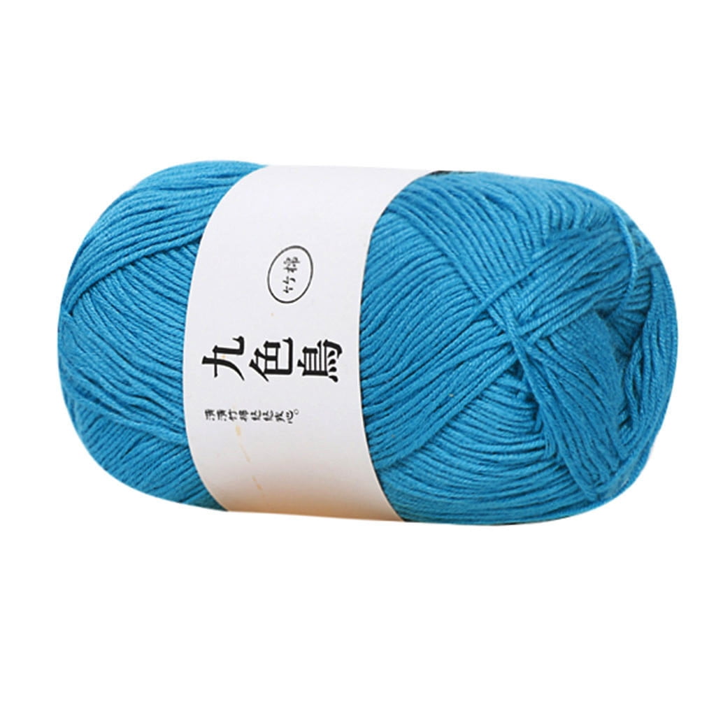 Dainzusyful Yarn For Crocheting,Accessories,Bamboo Charcoal Cotton Baby ...