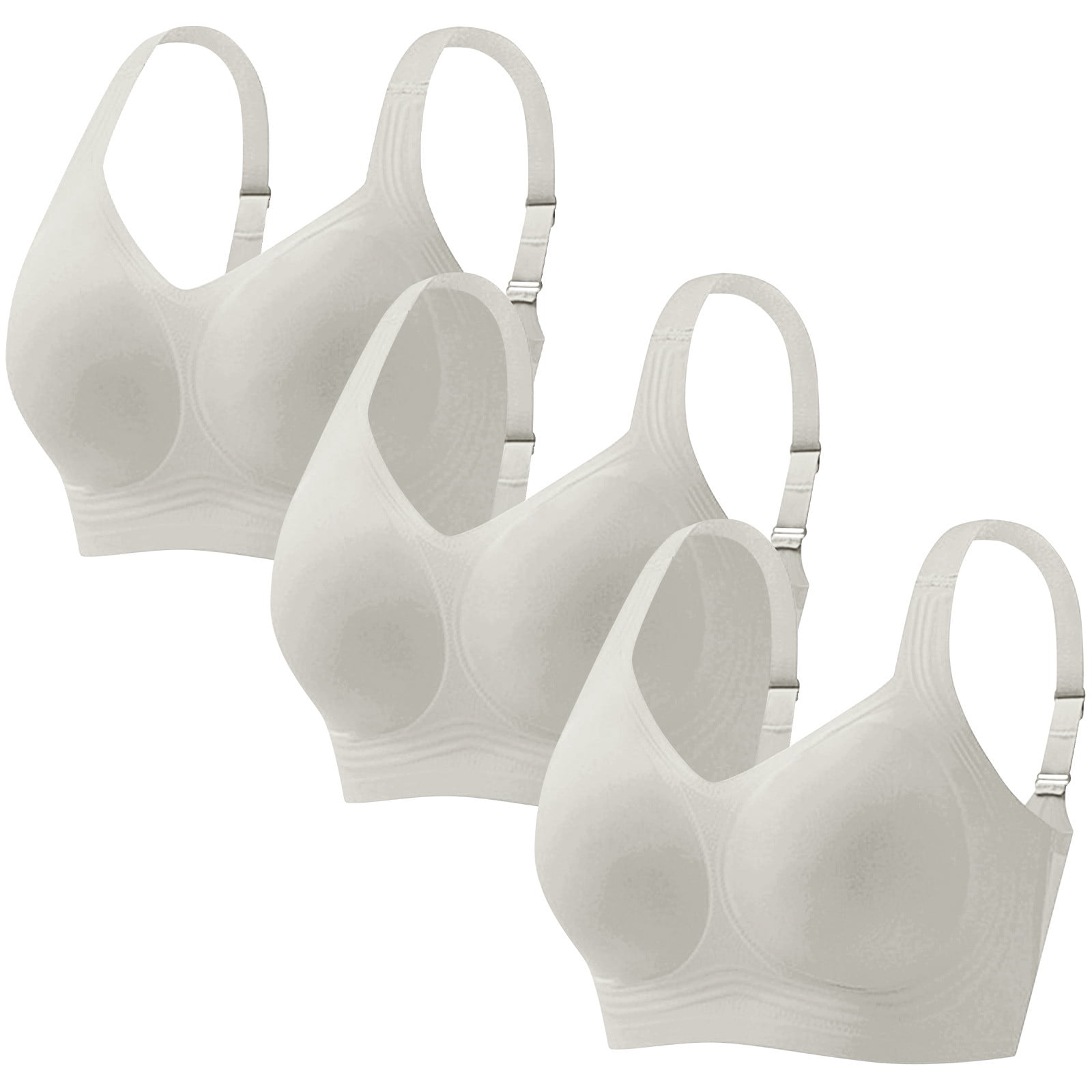 Daiosportswear 3-Piece Super Firming Jelly Bra New Comfortable Wireless ...