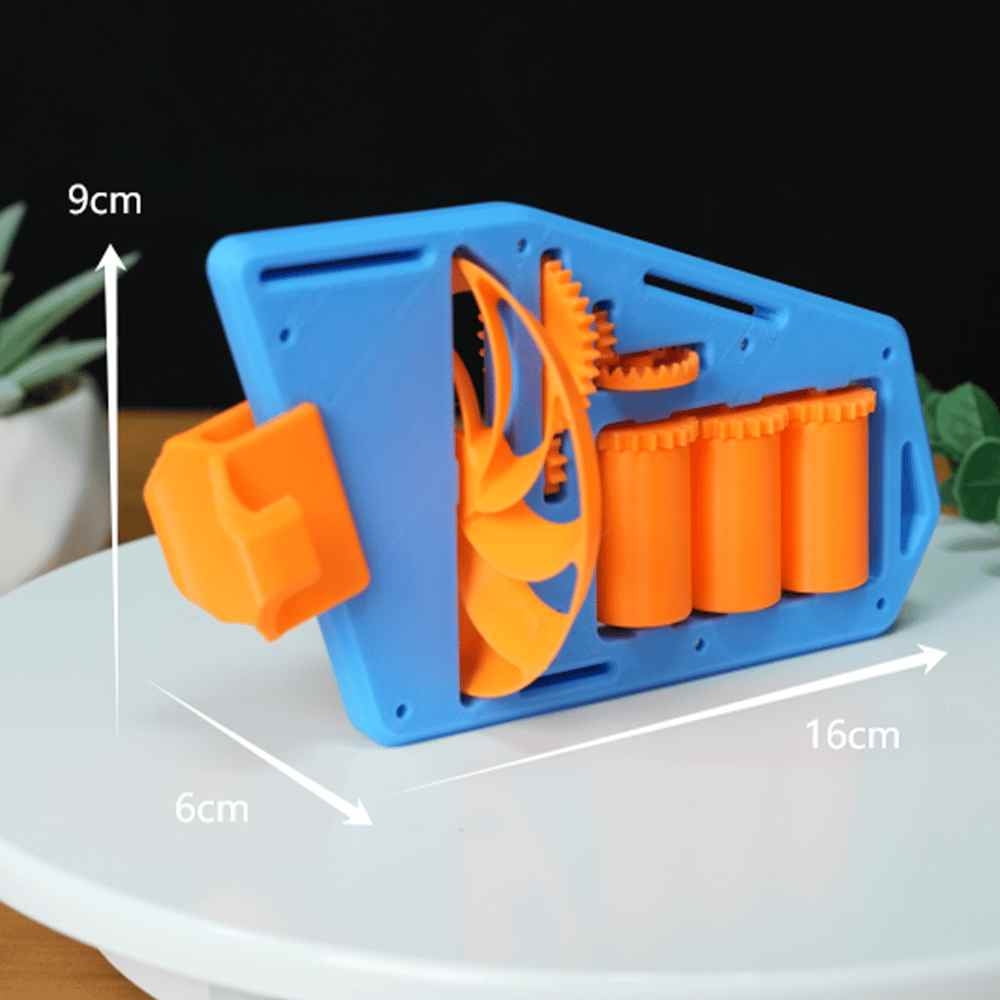 Daiosportswear 3D Printed Wind-Powered Rotating Road Bike Number Plate ...