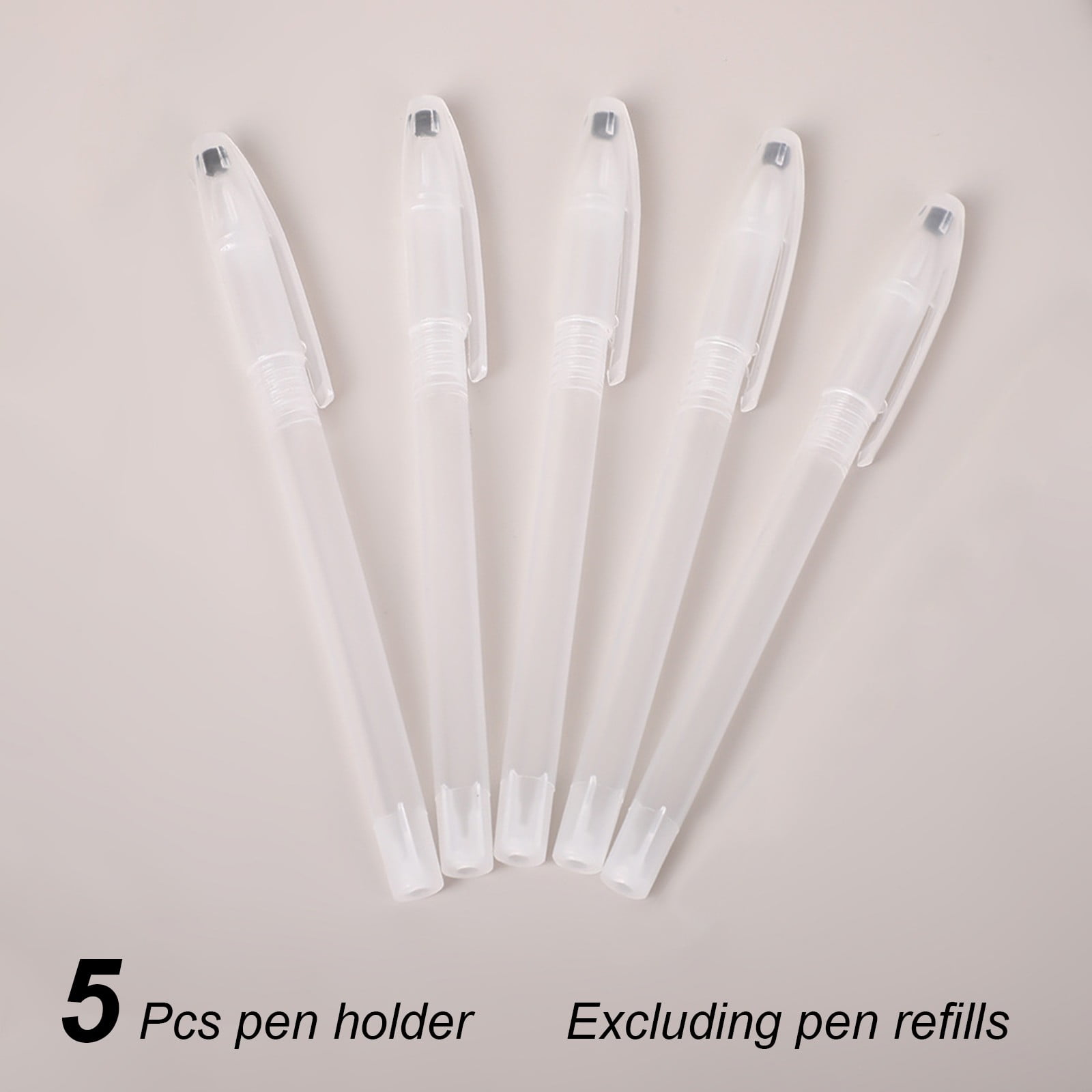 Daiosportswear 5 Pcs Pen Barrel,5.5in Transparent Plastic Pen Body ...
