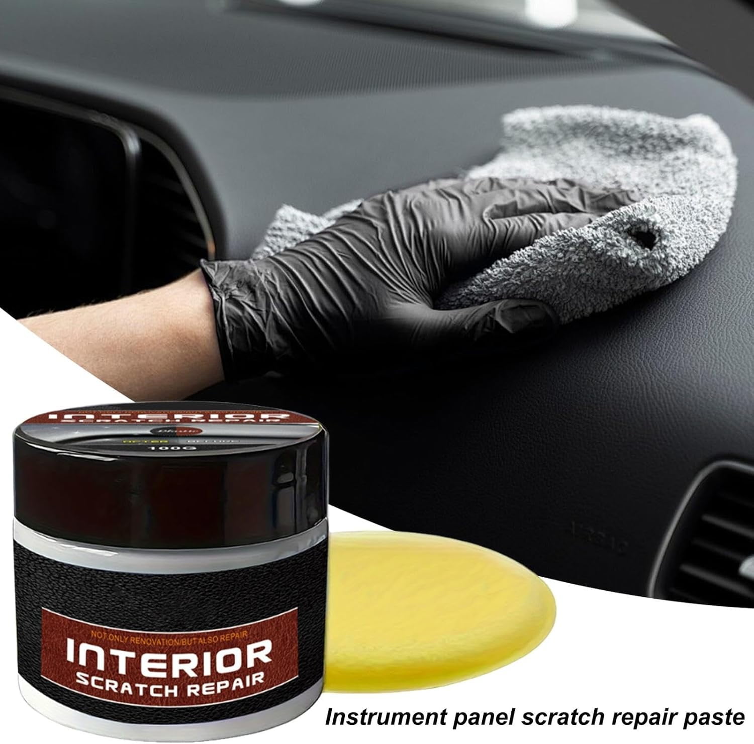 Daiosportswear Car Dashboard Repair Wax,Portable Interior Scratch ...
