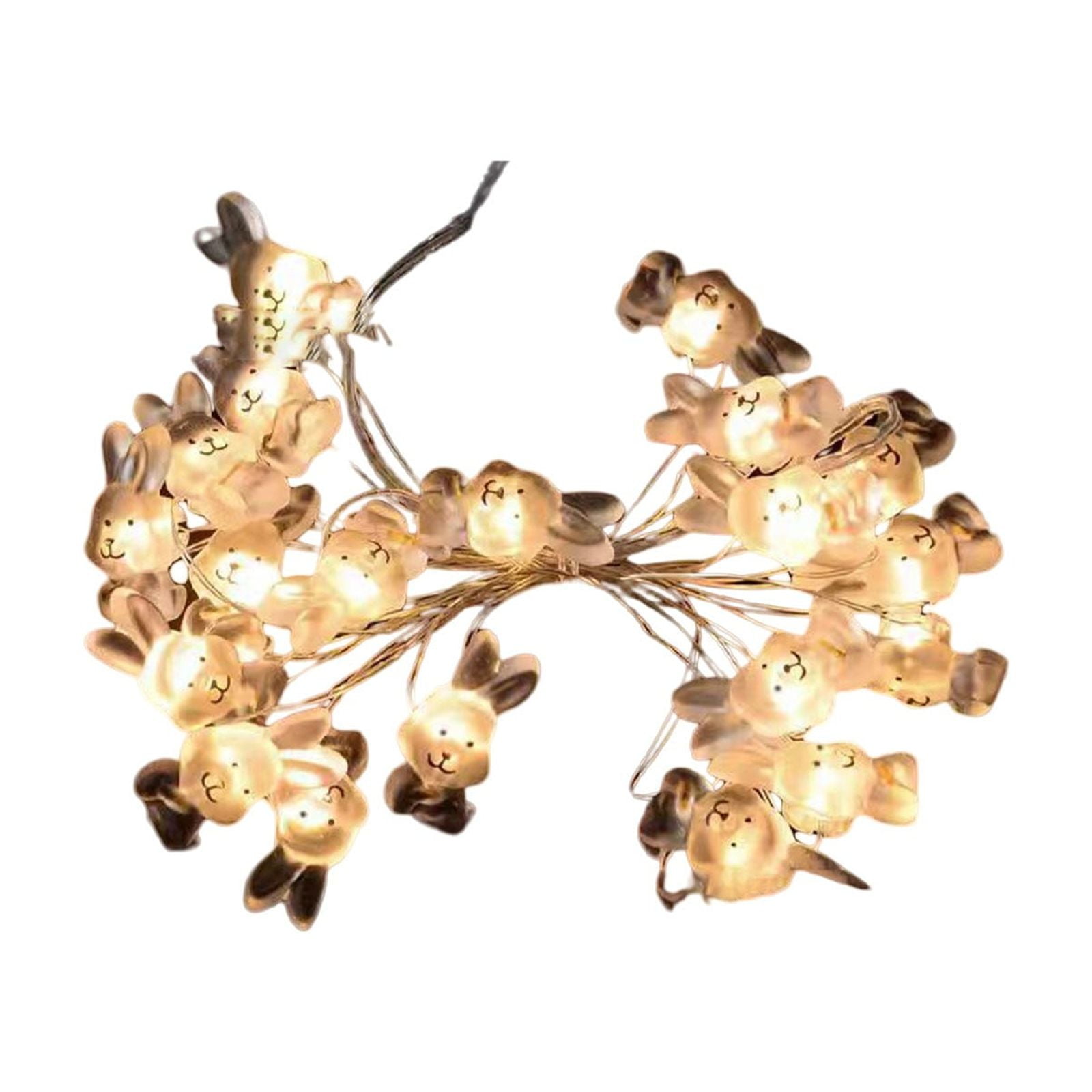Daiosportswear Easter Carrot Shaped Copper Wire Lights Holiday ...