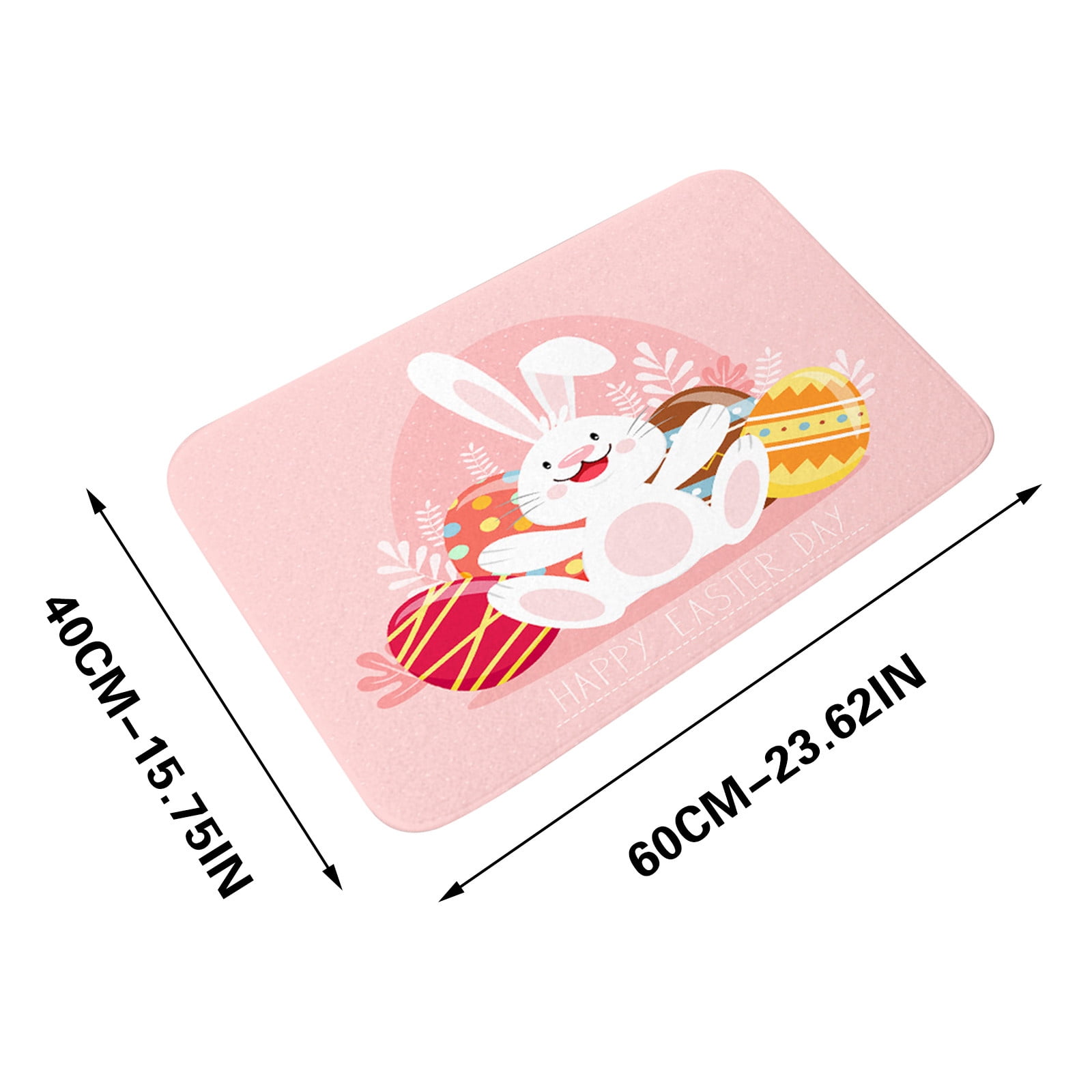 Daiosportswear Easter Door Mat Bunny Welcome Peeps Doormat indoor ...
