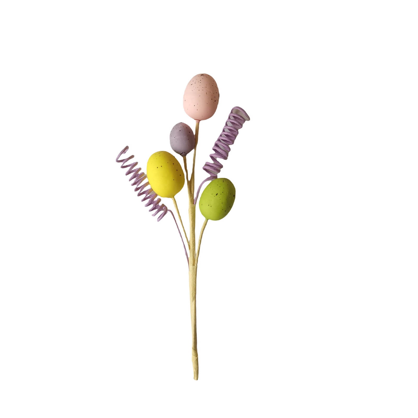 Daiosportswear Easter Floral Egg Picks, 7.8in Artificial Easter Sprays ...