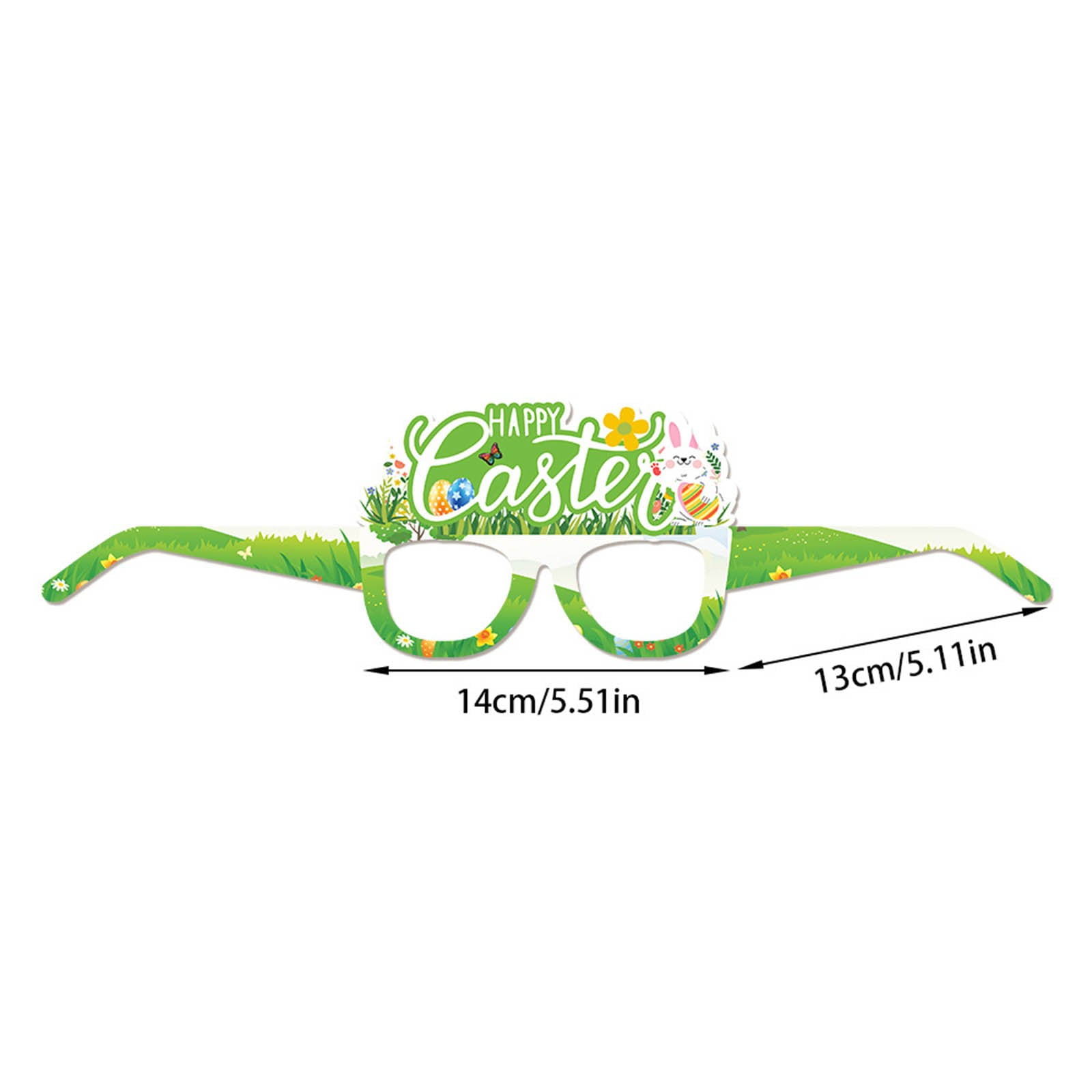 Daiosportswear Easter Party Decorations Happy Easter Paper Glasses ...