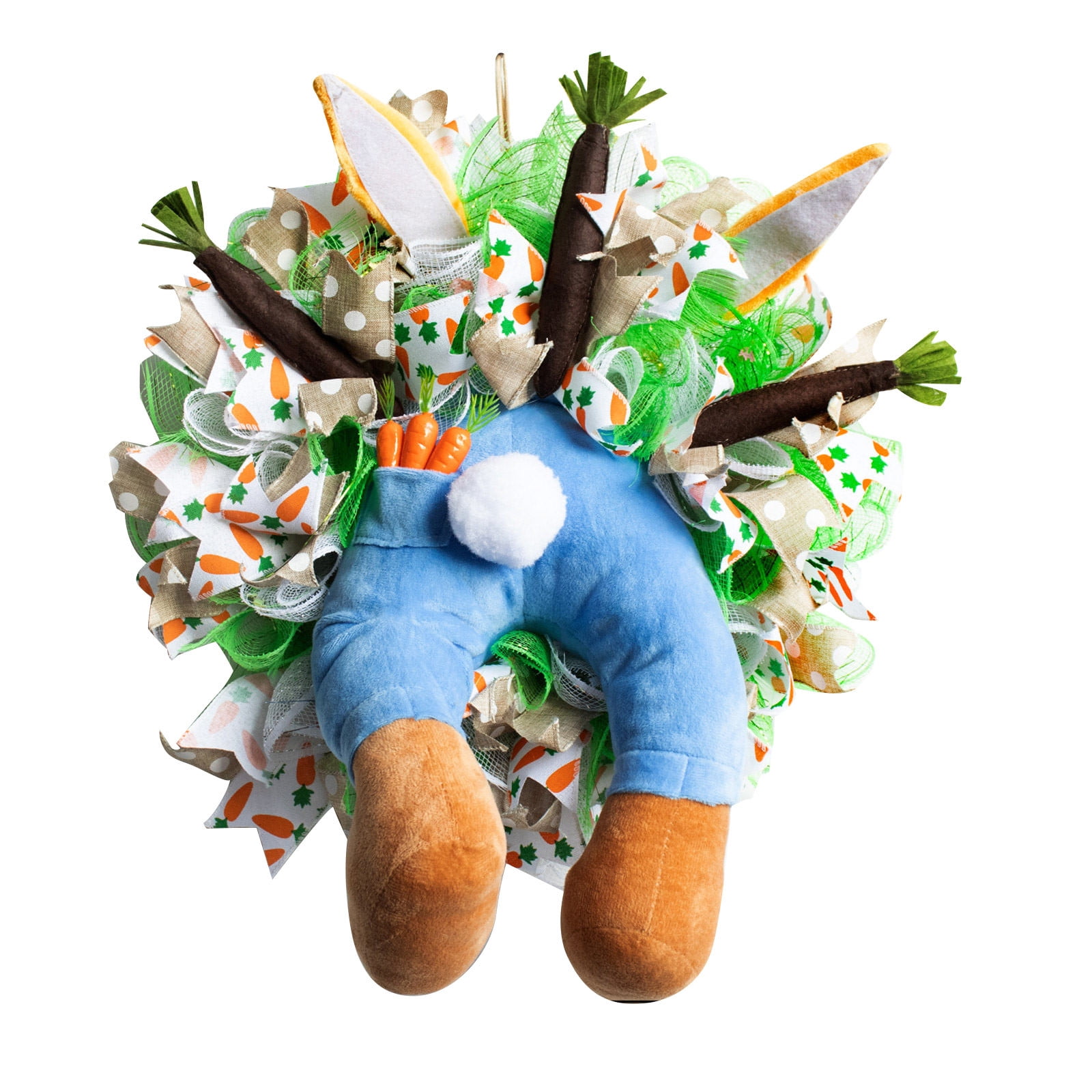 Daiosportswear Easter Wreaths for Front Door, Easter Bunny Door Wreaths ...