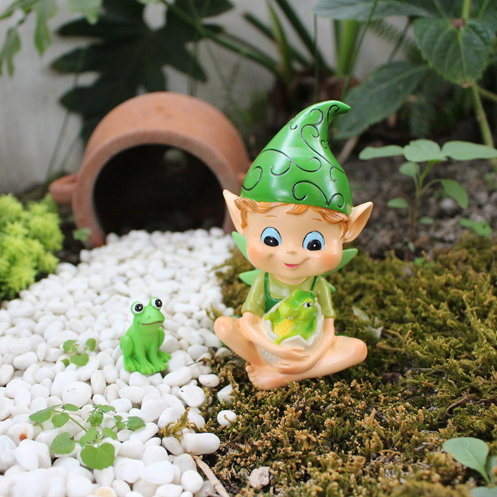 Daiosportswear Frog Resin Ornament Set, Garden Decor, Bonsai Tree ...