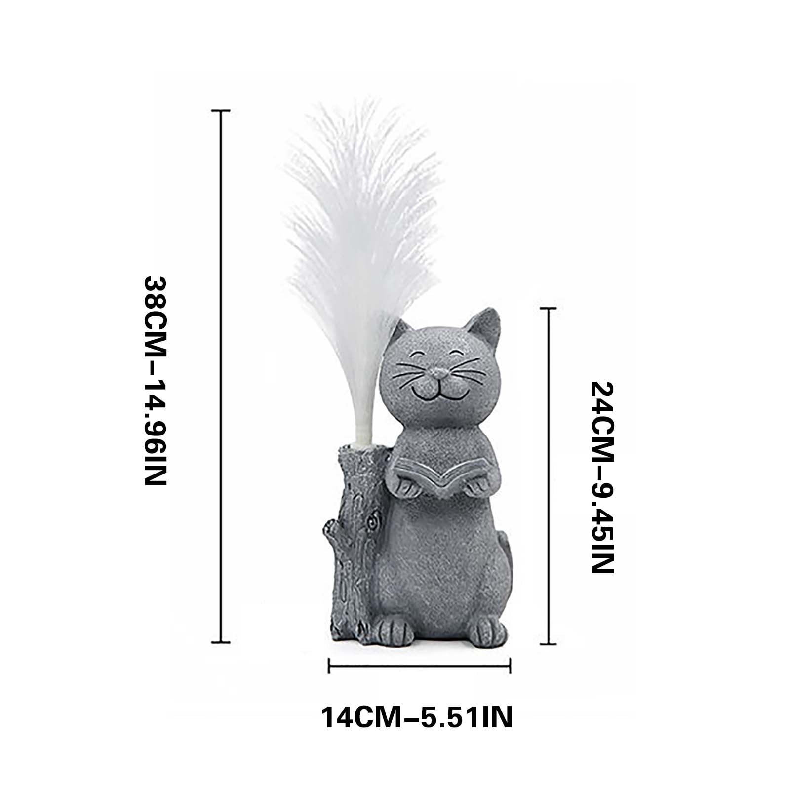 Daiosportswear Frog Statue Solar Garden Decor,Resin Frog Statues and ...