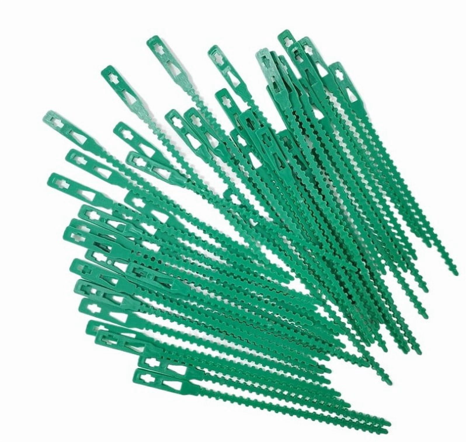 Daiosportswear Green Garden Tie Wraps,200-Pack Plant Support Straps,5.3 ...