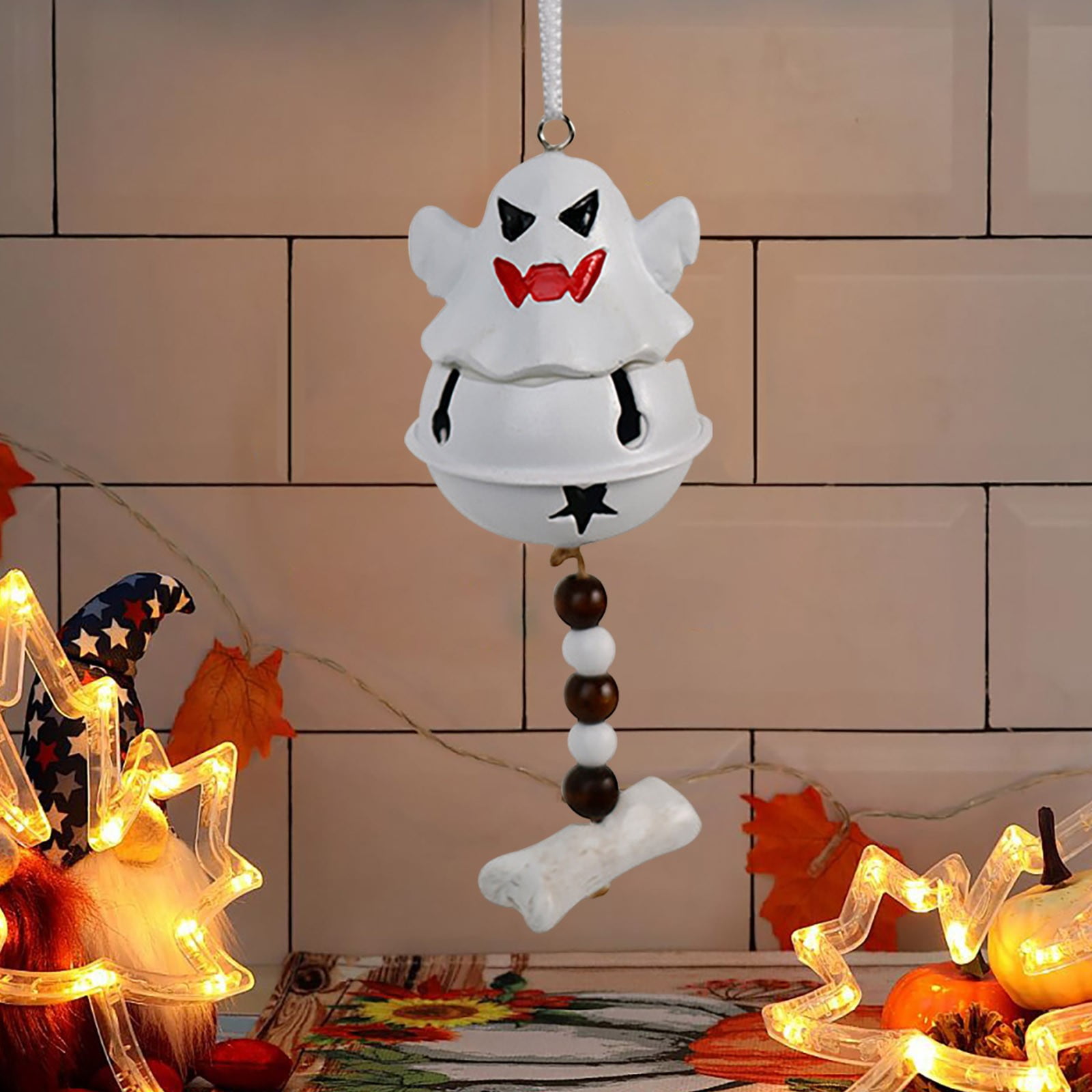 Daiosportswear Halloween Resin Ghost Bell Pendant, Door Hanging ...