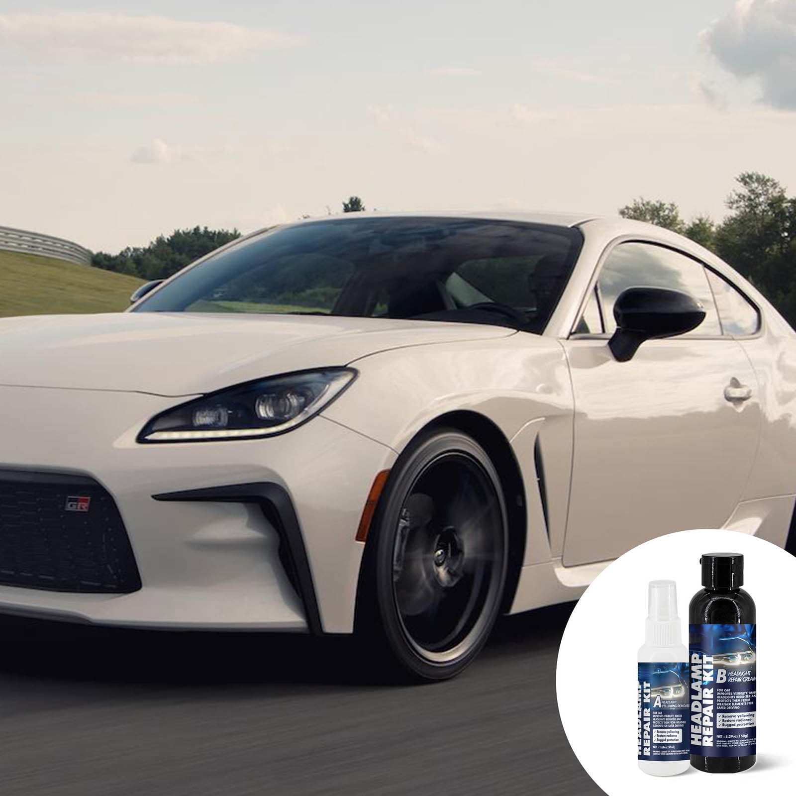 Daiosportswear Headlight Cleaner Car Headlight Cleaner Long Lasting ...