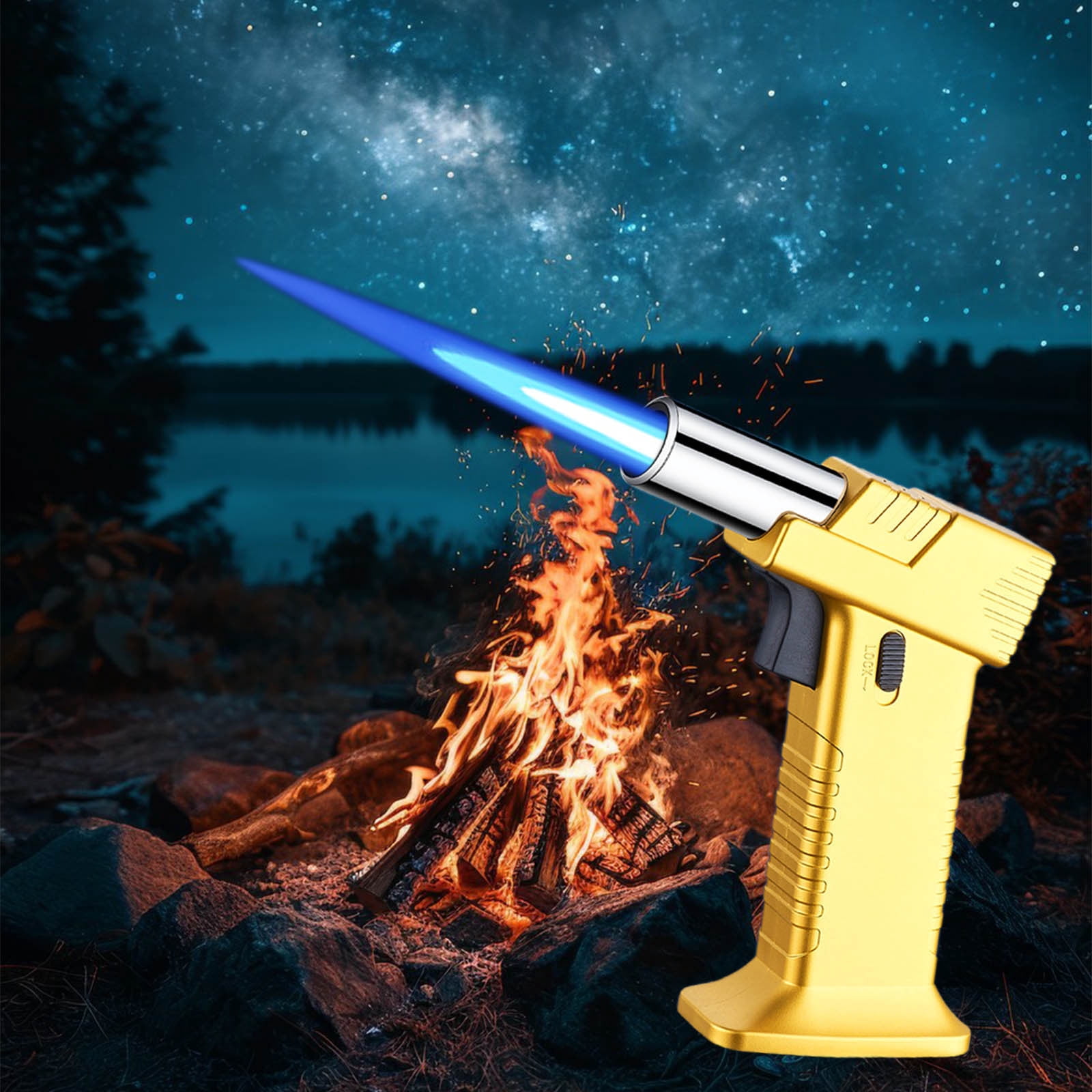 Daiosportswear High Temperature Blue Flame Spray Guns Lighter - Walmart.com