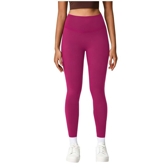 Daiosportswear High Waist Yoga Pants with Pockets, Tummy Control ...