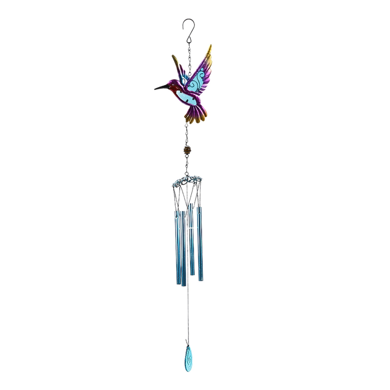 Daiosportswear Hummingbird Wind Chimes Bells, Outdoor Windchimes indoor ...