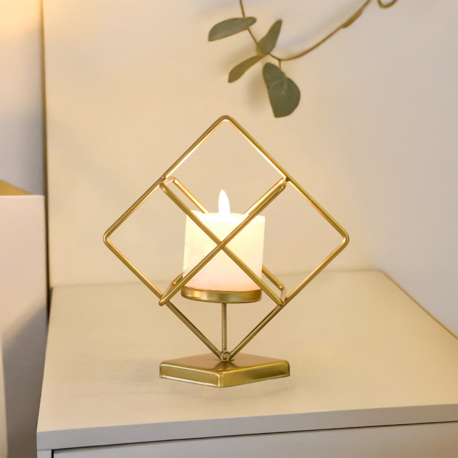 Daiosportswear Iron Candlestick Ornaments Restaurant Desktop Sense of ...