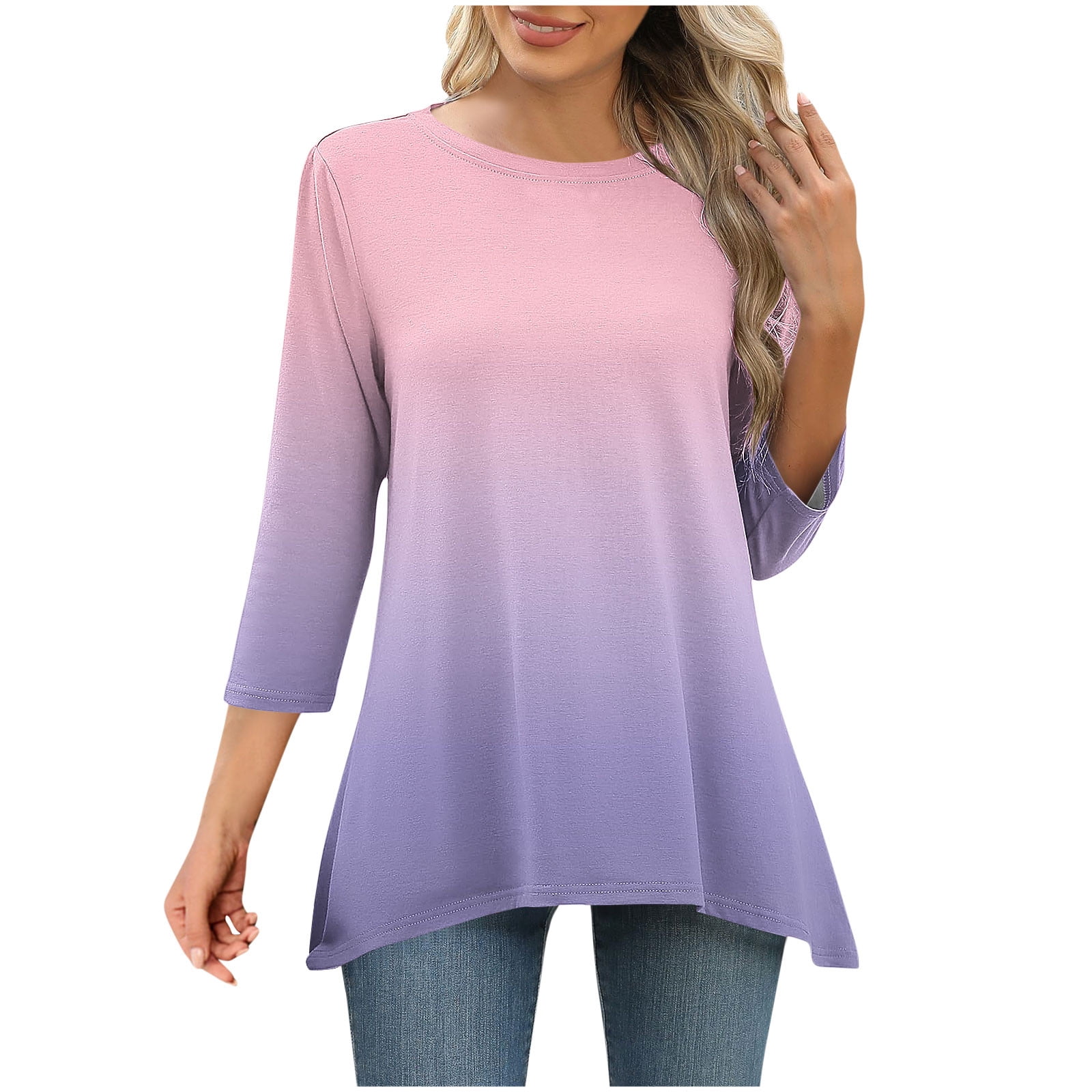 Daiosportswear Linen Shirts for Women Summer Fashion Short Sleeve ...