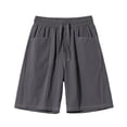 Daiosportswear Men'S Nylon-Spandex Casual Shorts, Elastic Drawstring ...