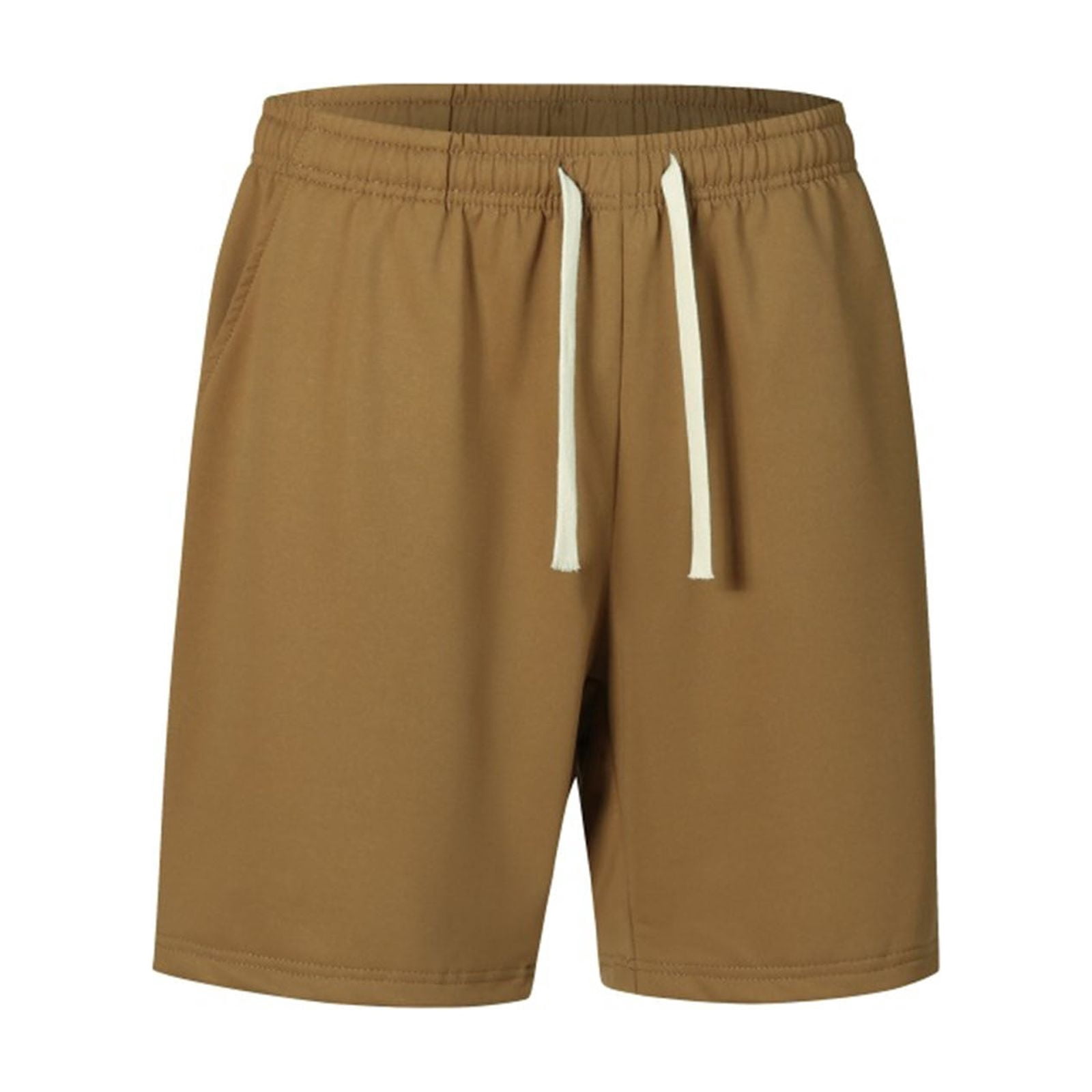 Daiosportswear Men's Casual Sweat Shorts Elastic Waist Drawstring ...