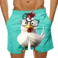 Daiosportswear Men's Funny Novelty Print Quick-Dry Swim Trunks with ...