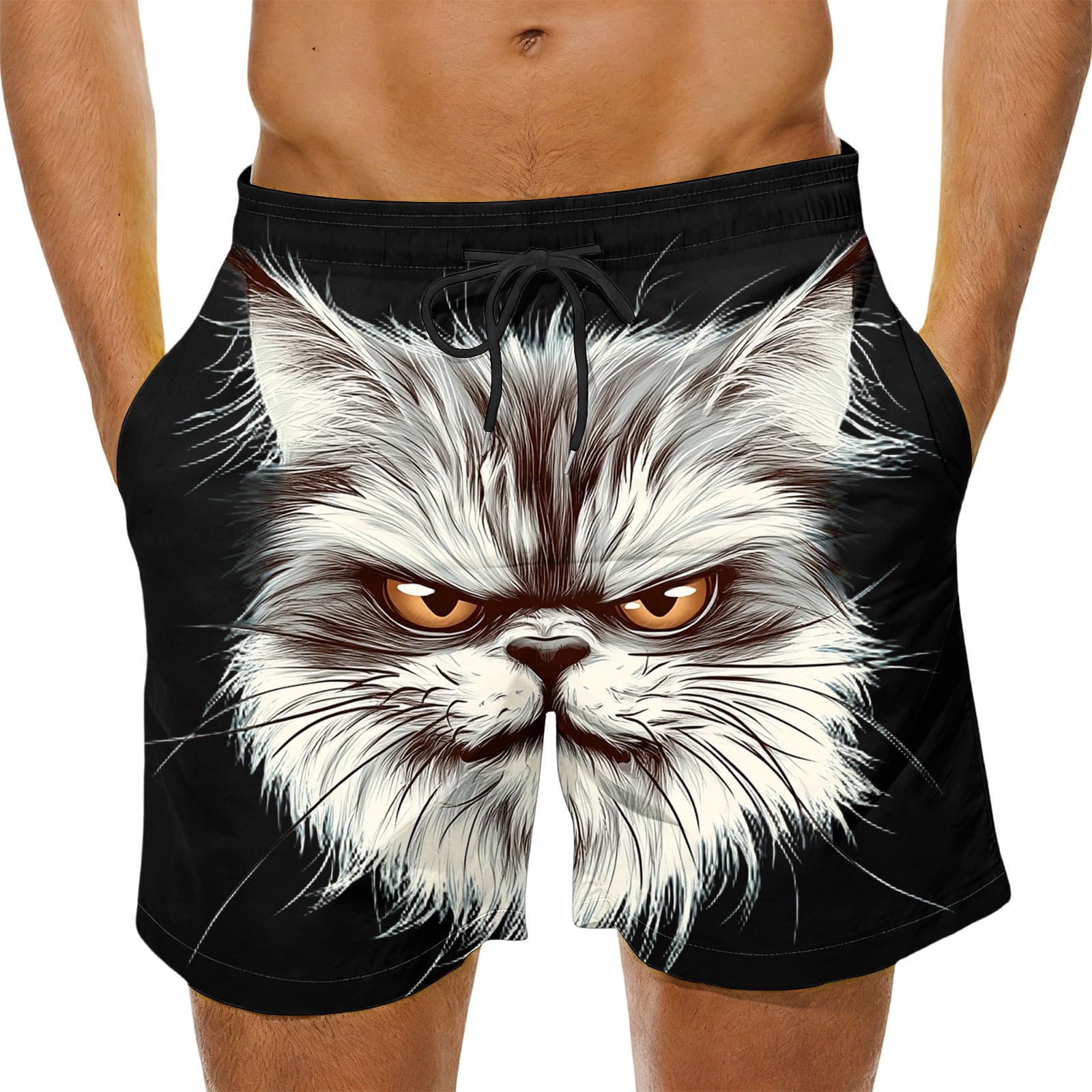 Daiosportswear Men's Summer Animal/Cartoon Print Board Shorts ...