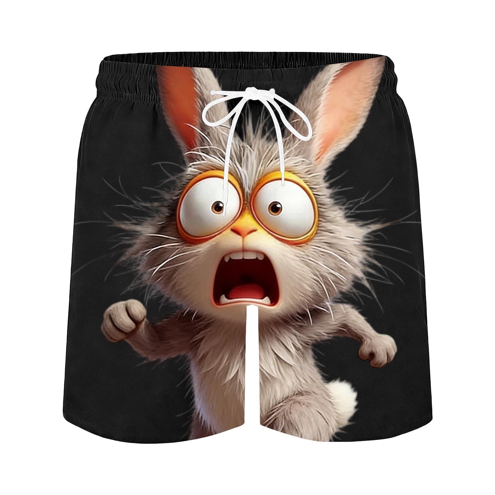 Daiosportswear Men's Summer Casual Novelty Print Board Shorts with ...