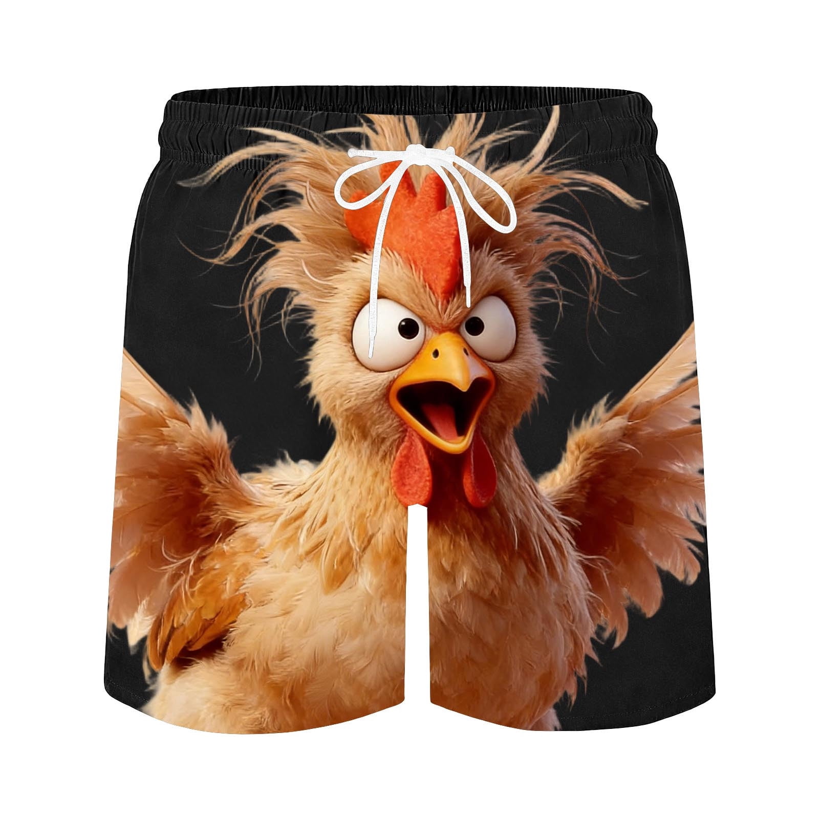 Daiosportswear Men's Summer Casual Novelty Print Board Shorts with ...