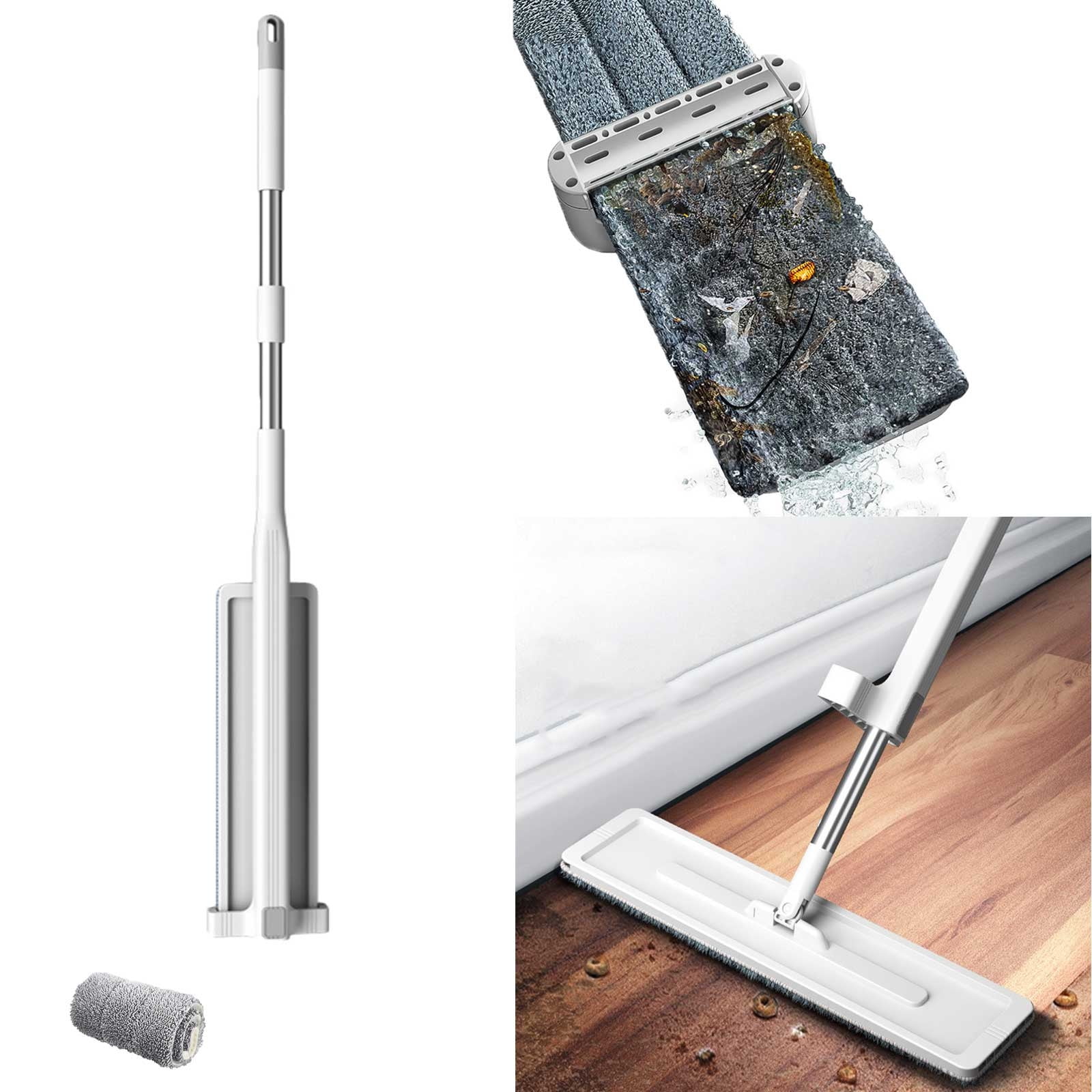 Daiosportswear Microfiber Mop for Floor Cleaning Wet Dry Degree Spin ...