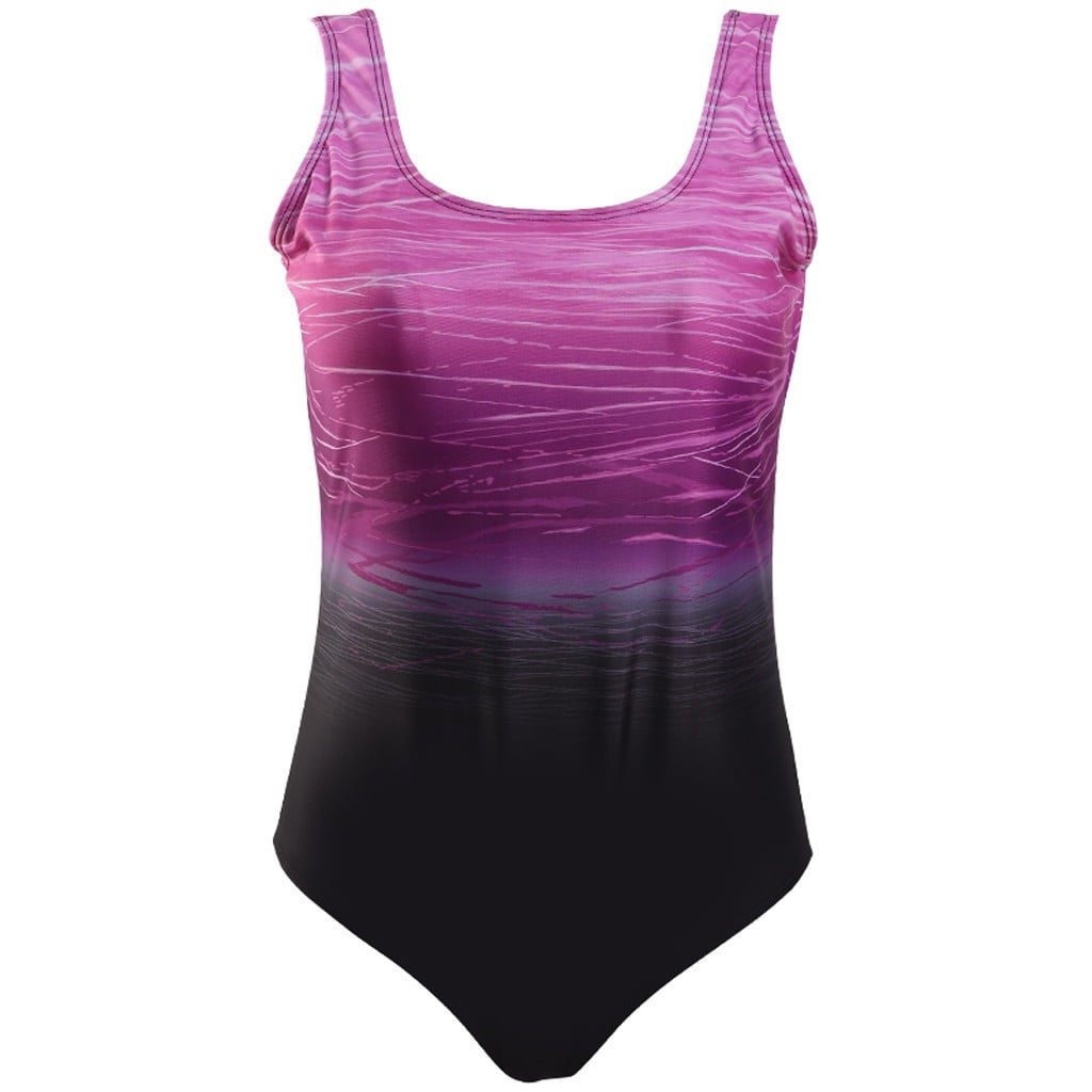 Daiosportswear One Piece Swimsuit Women Modest Criss Cross Back Bathing ...
