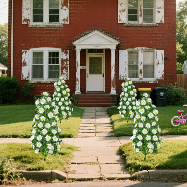 Daiosportswear Plastic Outdoor Multicolor Chrysanthemum Simulation ...