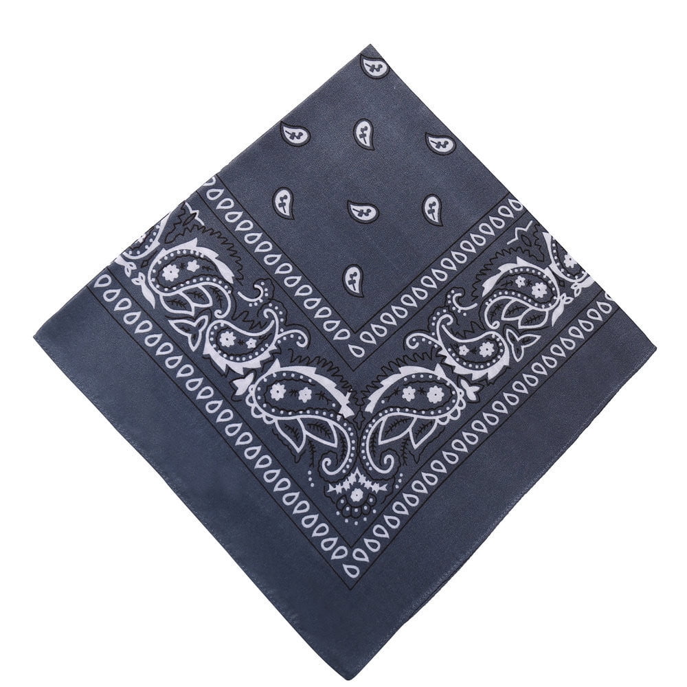 Daiosportswear Pure Cotton Bandana, Multi-Purpose Square Handkerchief ...