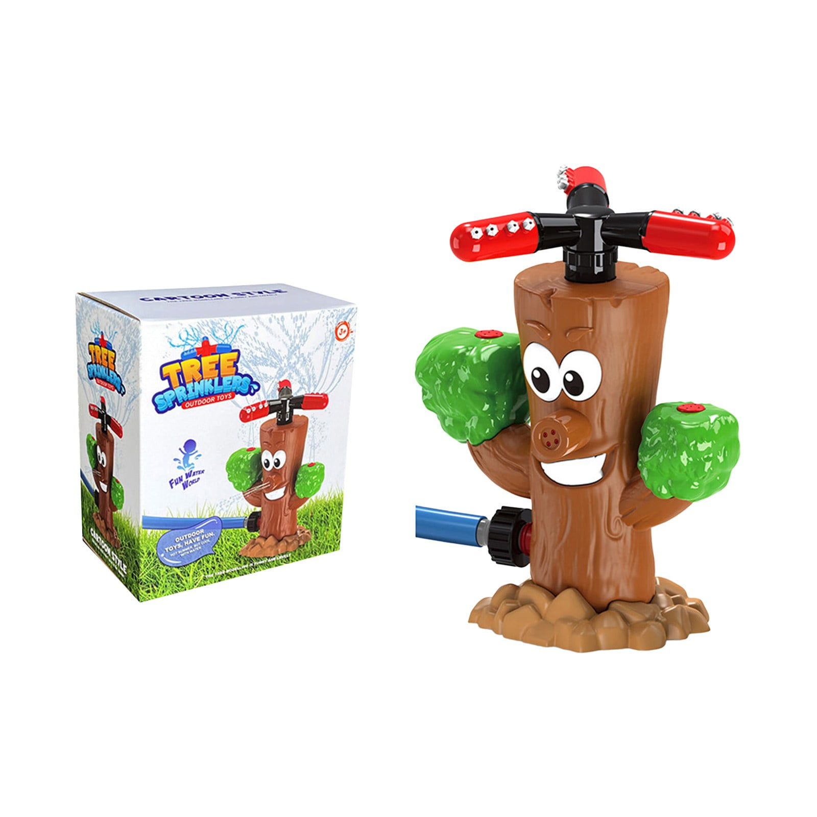 Daiosportswear Rocket Sprinkler Toy for Kids - Outdoor Rotation Water ...