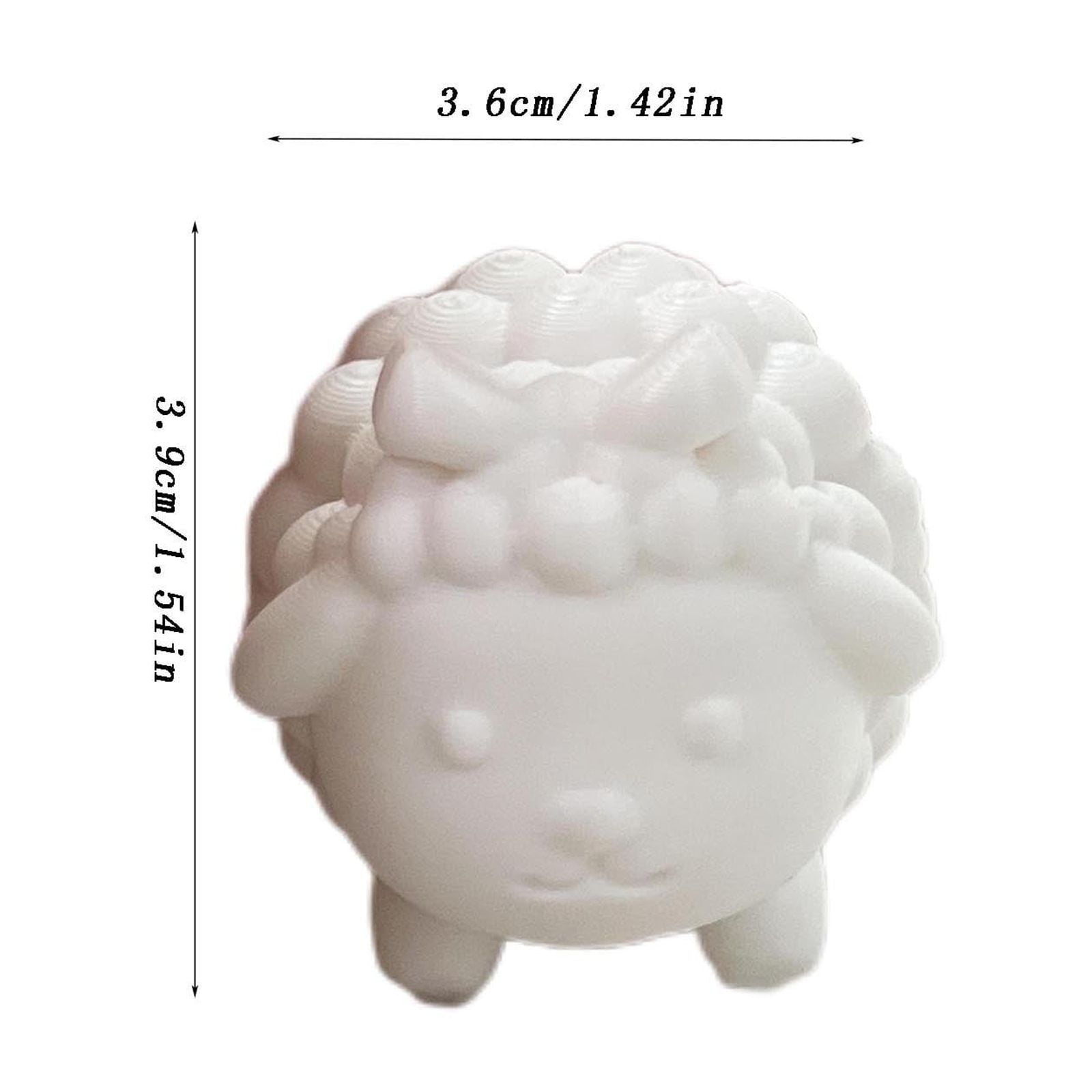 Daiosportswear Sheep Printing Super Cute Sheep Figure Animal Toys Set ...