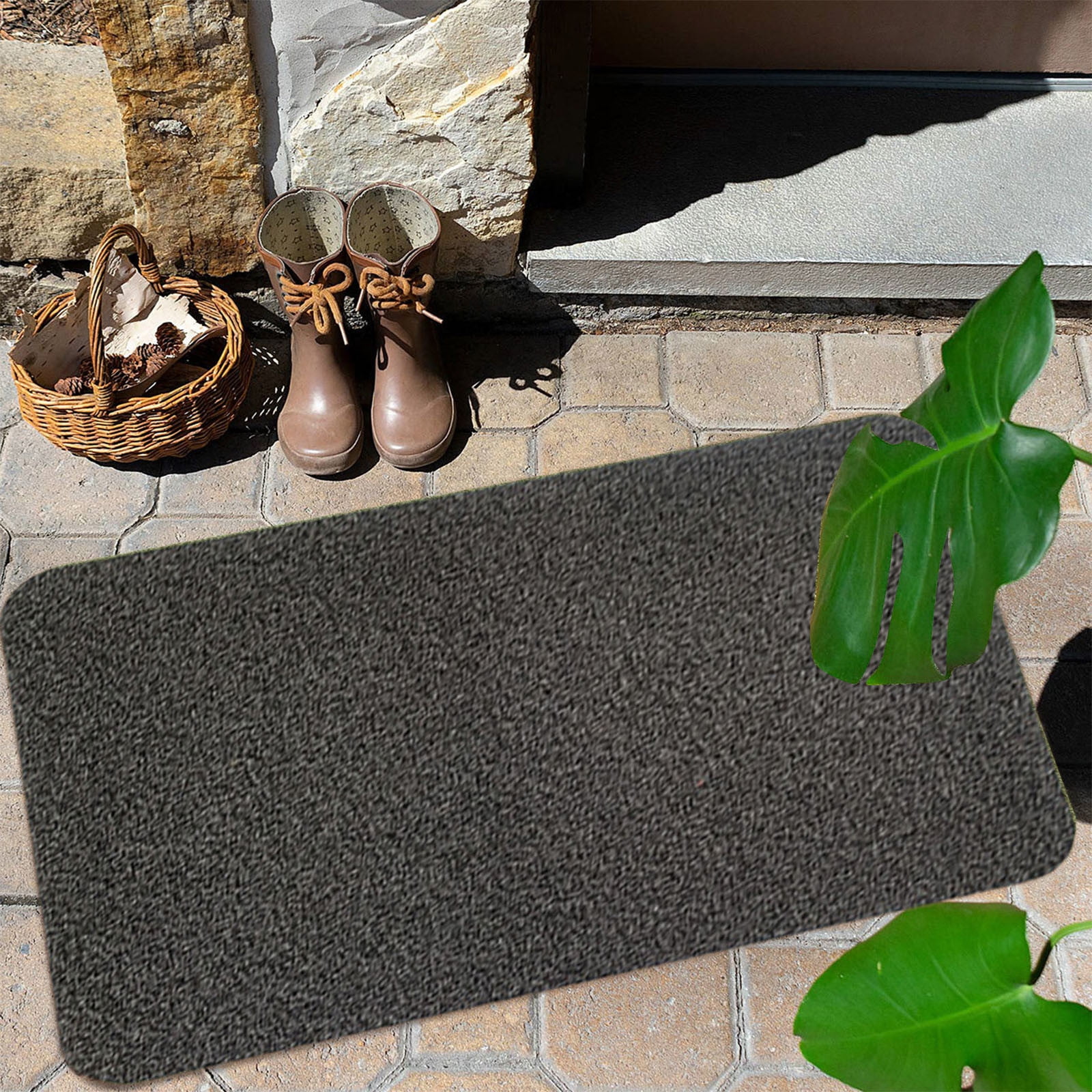 Daiosportswear Simulation Grass Door Mat,Scraping Mud Dust Removal ...