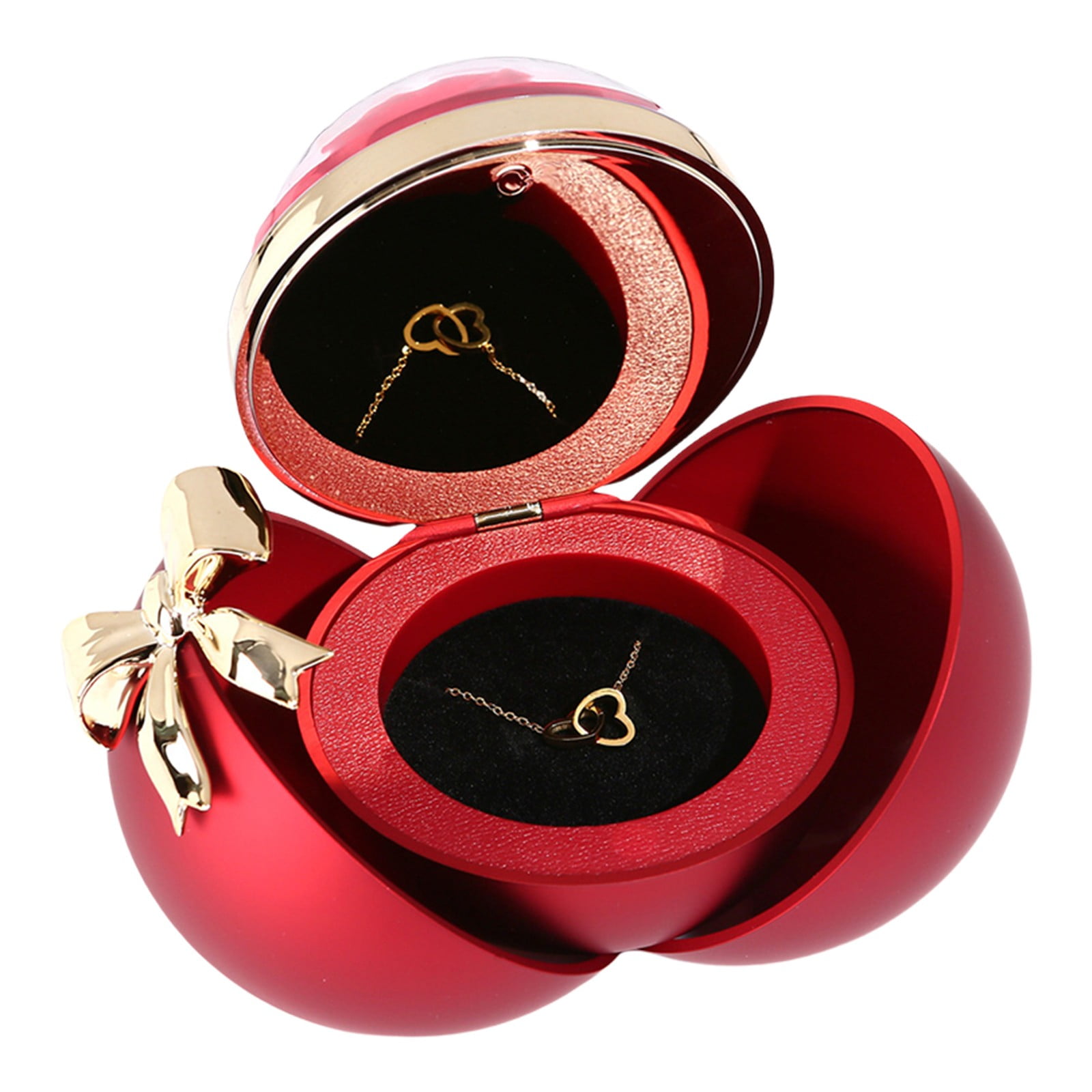 Daiosportswear Spherical Butterflies Magnetic Jewelry Flower Box with ...