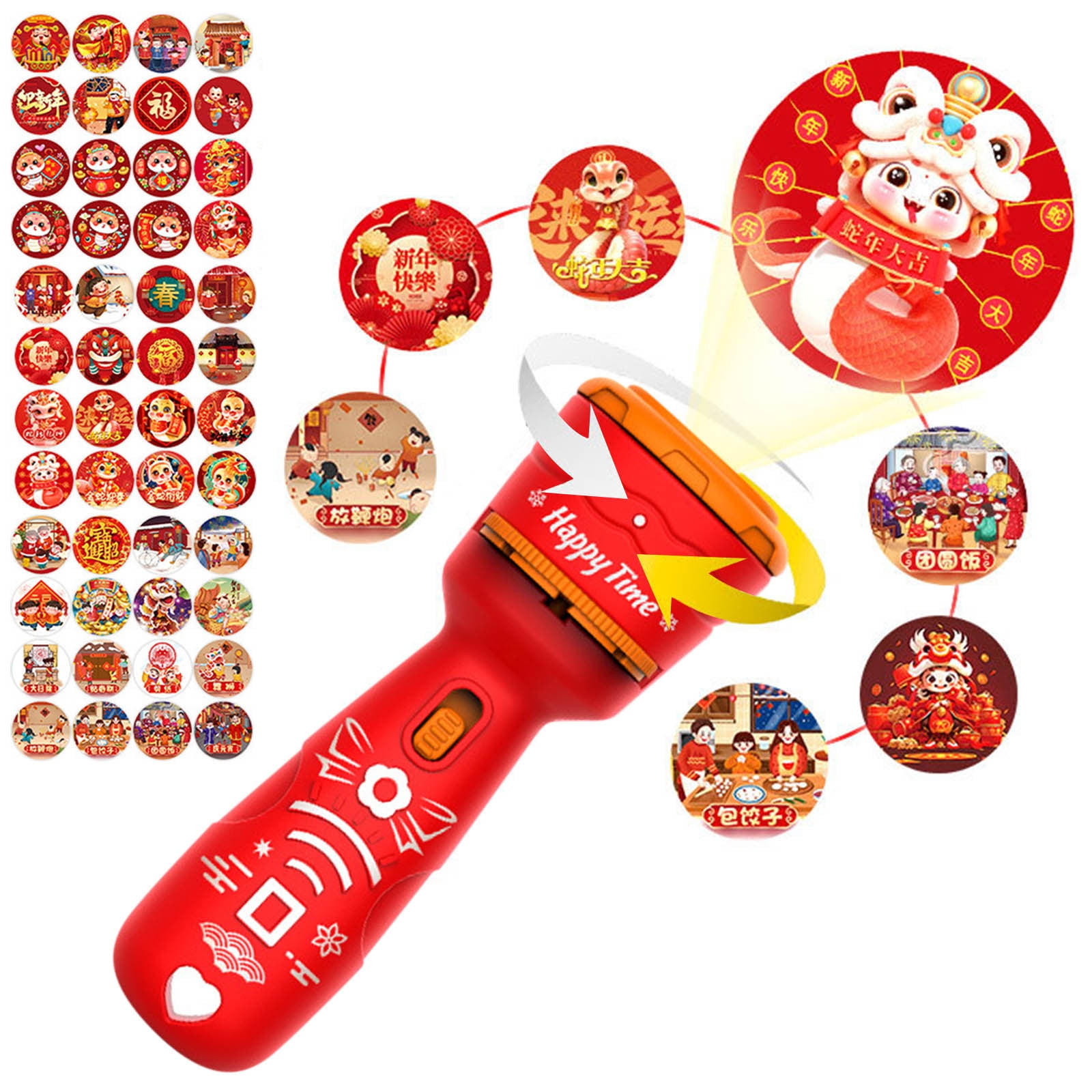 Daiosportswear Spring Festival Children's Projector Flashlight ...