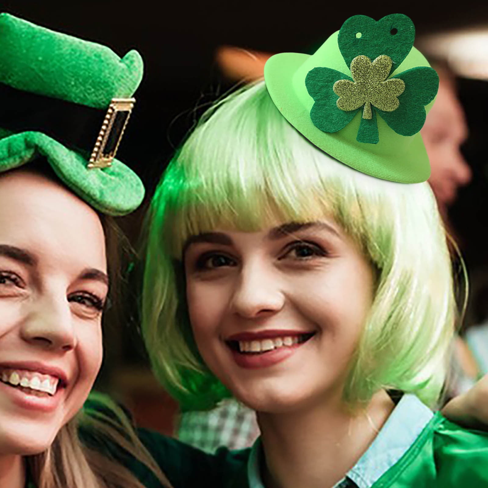 Daiosportswear St Patricks Day Hats Irish Shamrock Hat Leprechaun Top ...