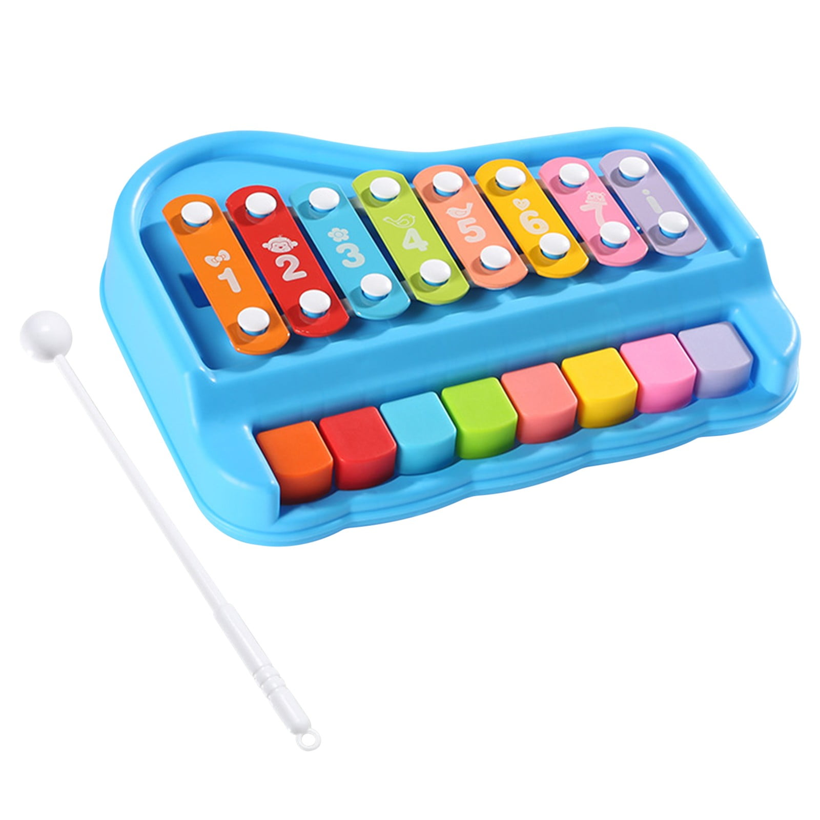 Daiosportswear Toy for Kids In 1 Baby Piano Xylophone Toy for Toddlers ...