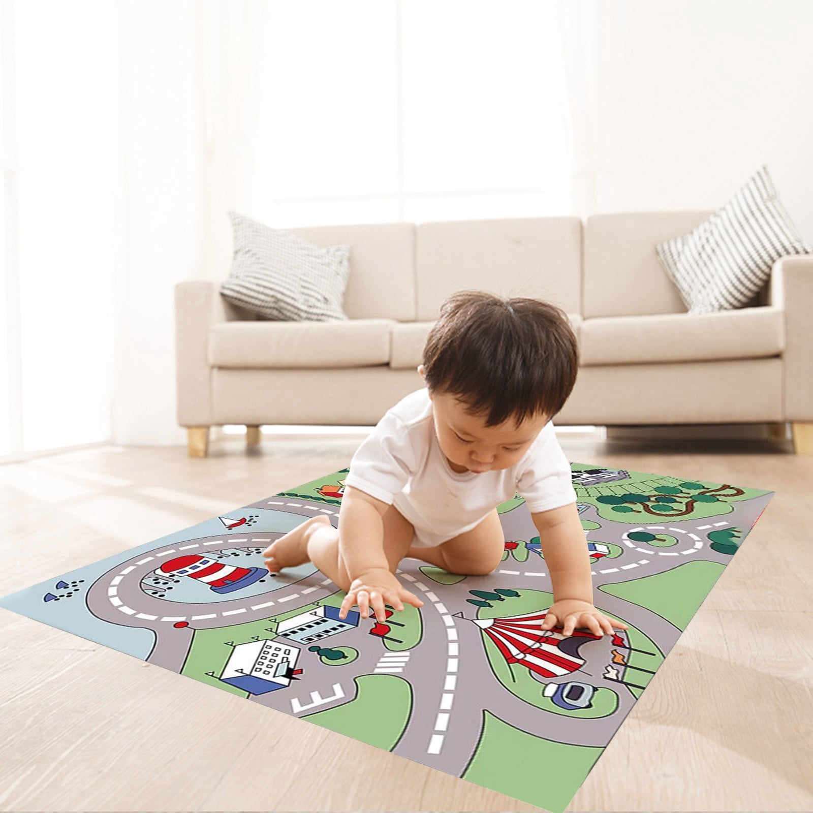 Daiosportswear Traffic Play Mat Puzzle Foam Interlocking Tiles – Kids ...