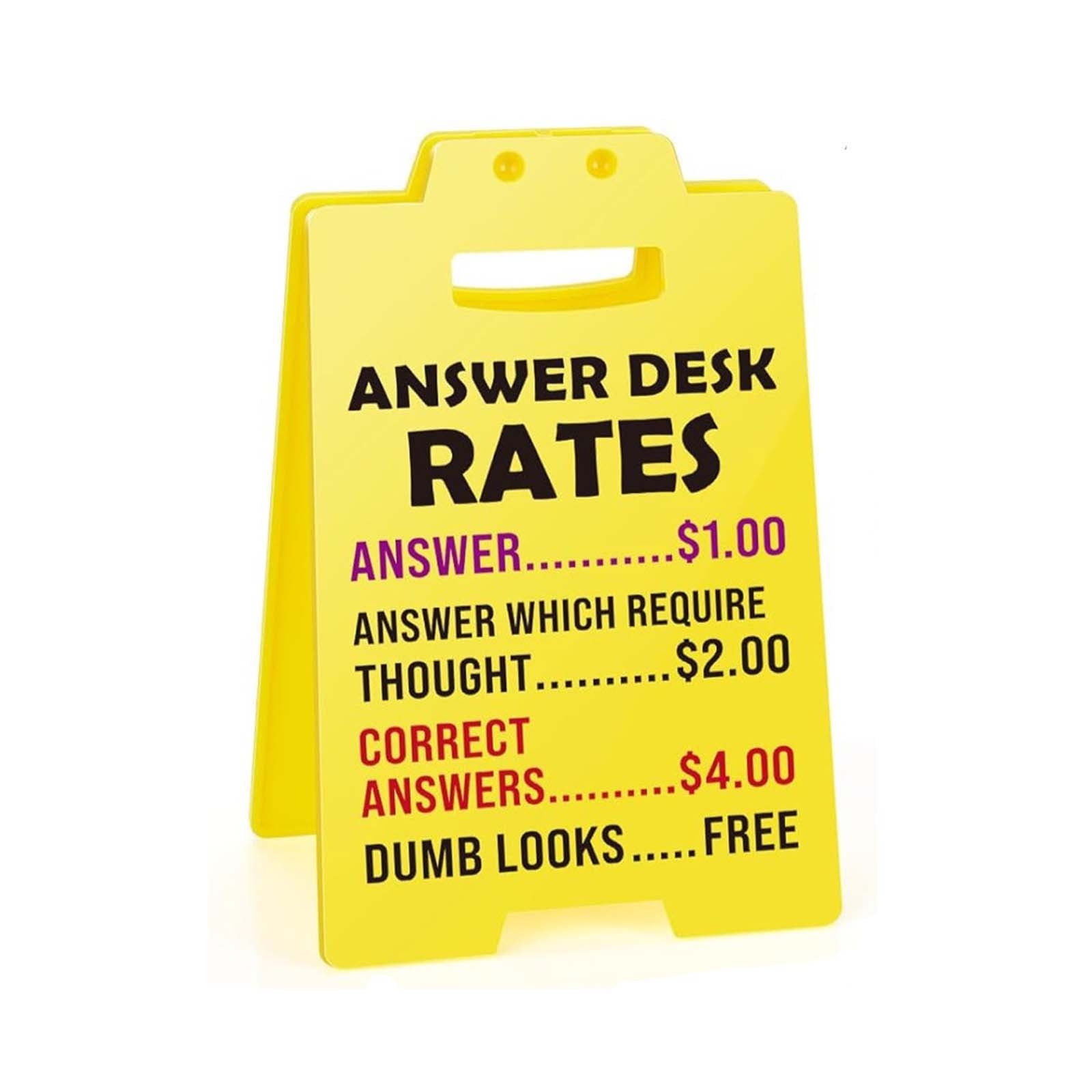 Daiosportswear Warnings Sign Decoration Funny Team office Gifts - Funny ...